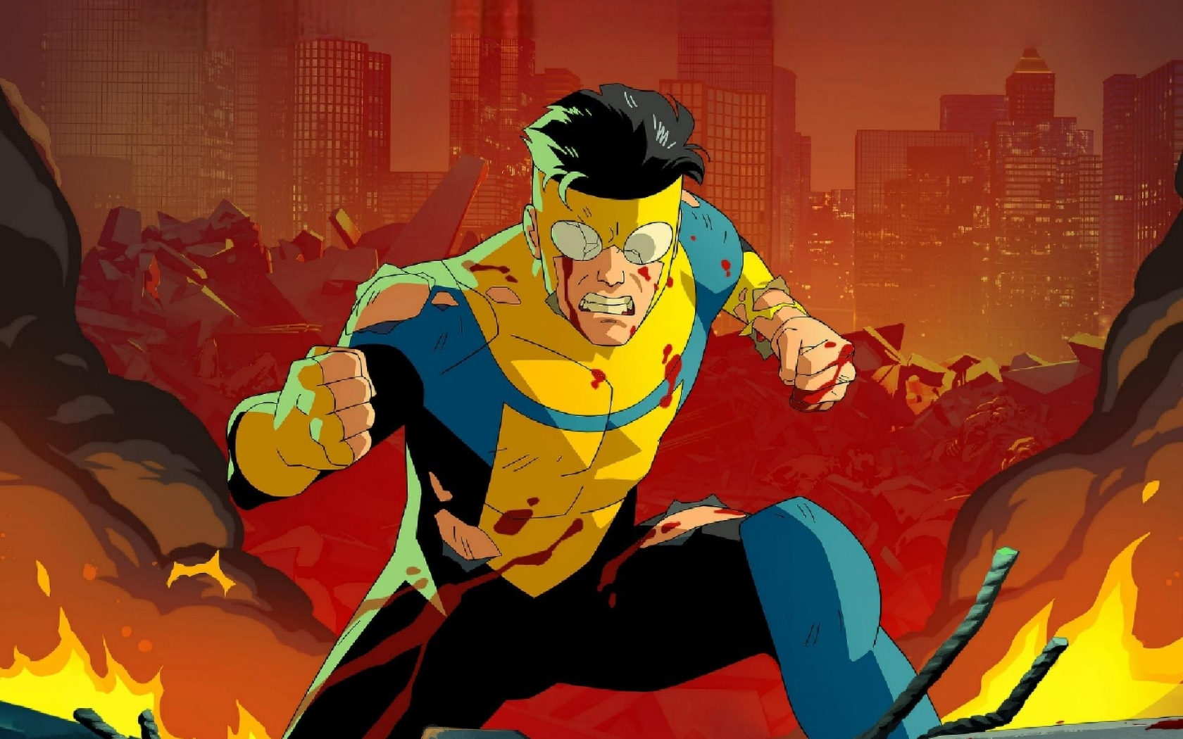 1680x1050 Resolution INVINCIBLE season 2 Poster 1680x1050 Resolution ...