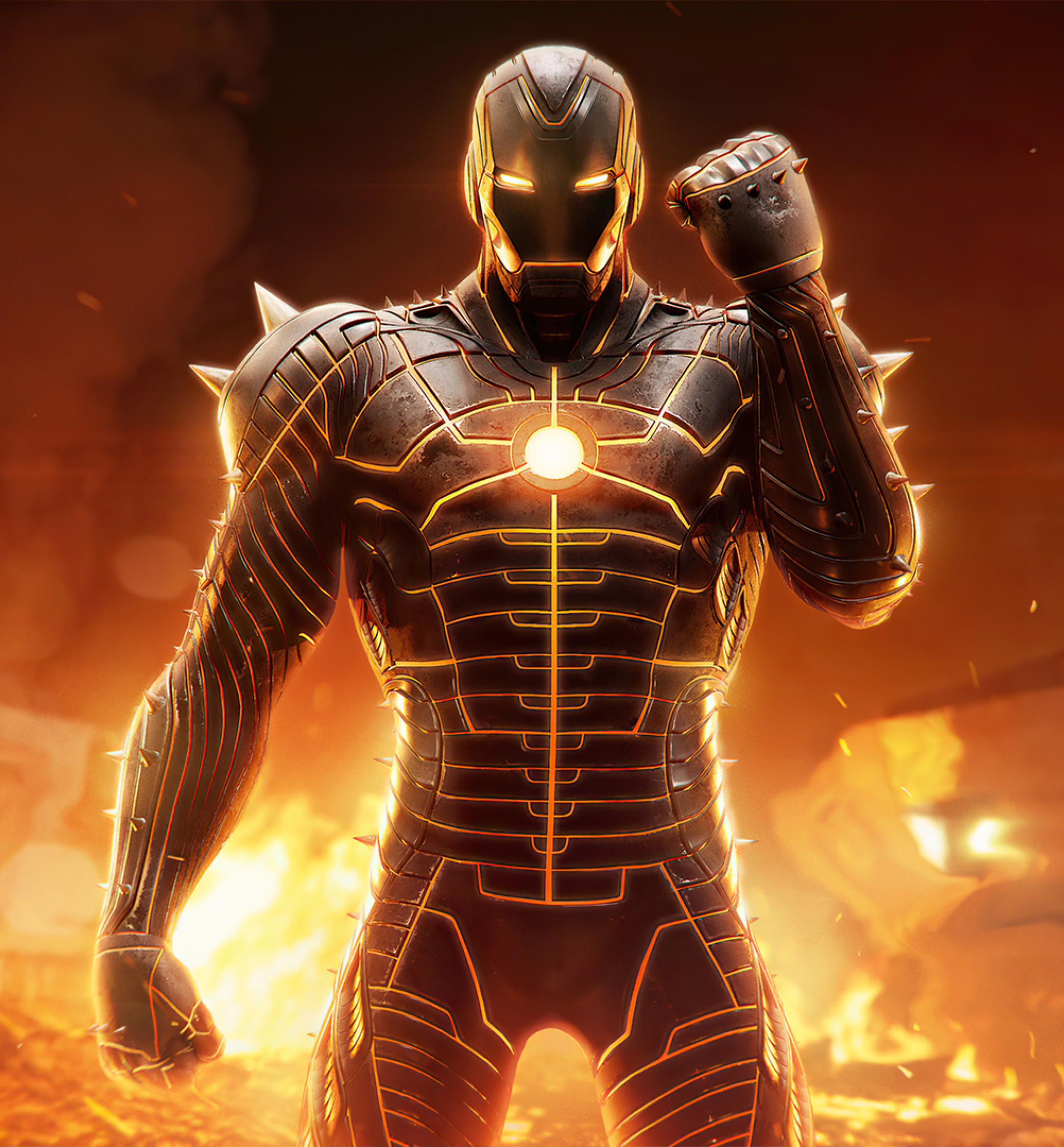 2088x2250 Resolution Iron Man Fire Suit 2088x2250 Resolution Wallpaper ...