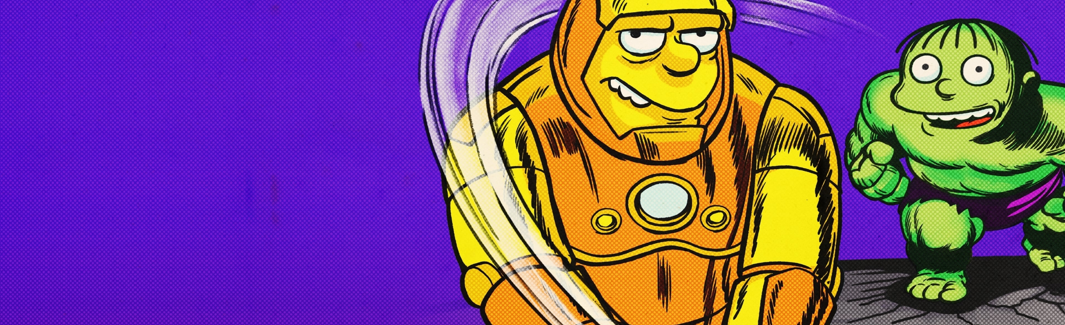 3540x1080 Resolution Iron Man Simpsons 3540x1080 Resolution Wallpaper ...