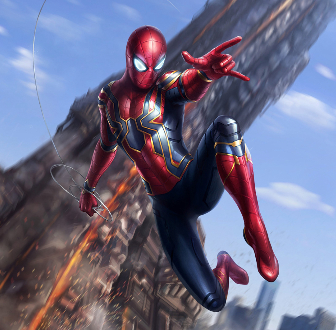 1100x1080 Resolution Iron-Spider Avengers Infinity War 1100x1080 ...