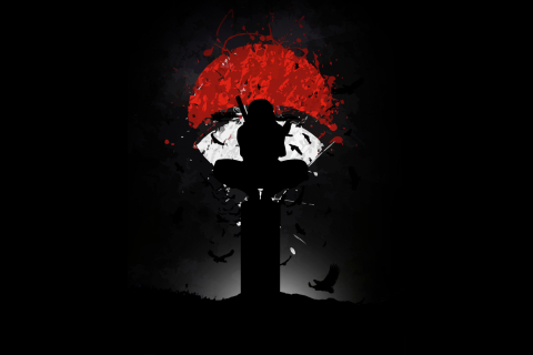 480x320 Resolution Itachi Uchiha Naruto HD Dark 480x320 Resolution ...