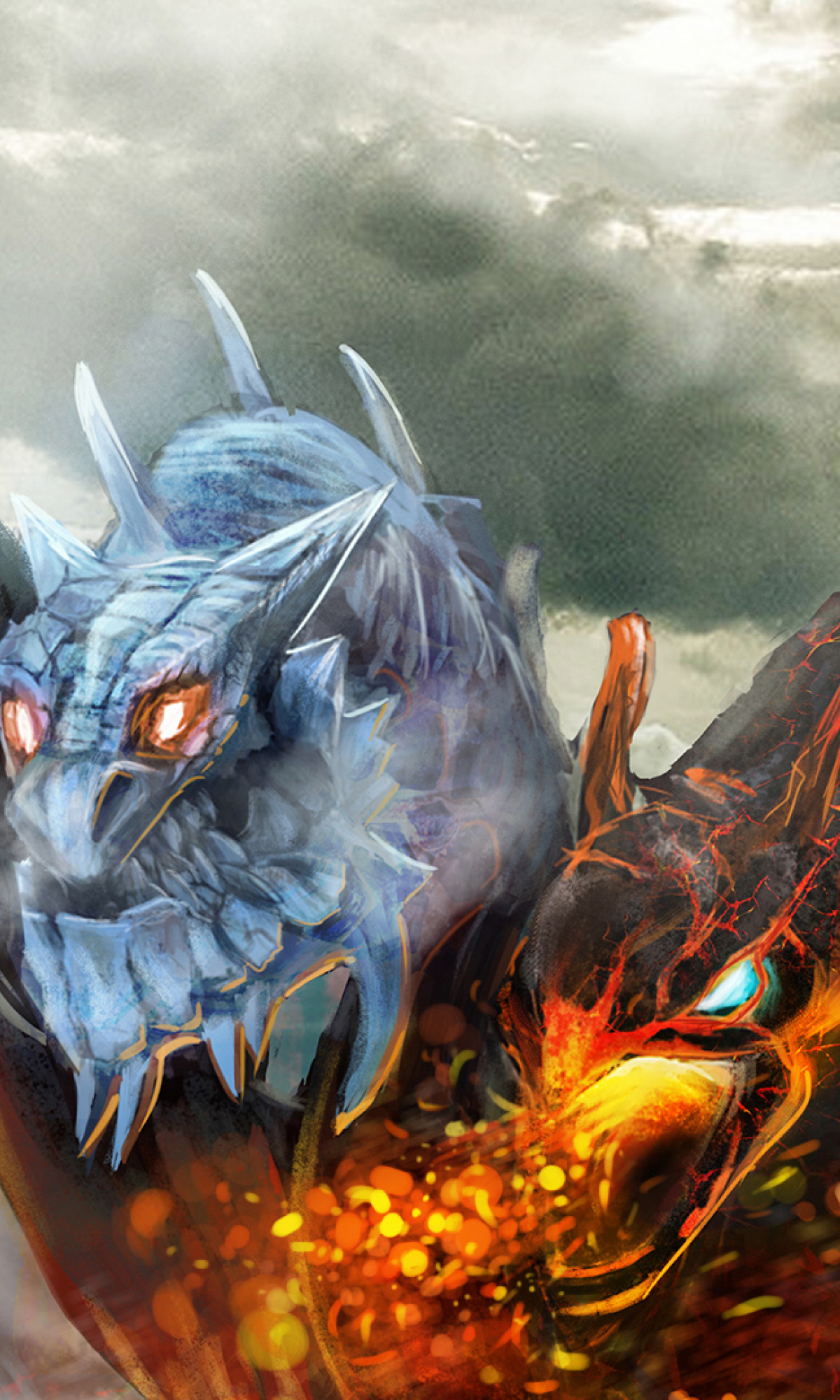 1200x2000 Resolution jakiro, twin headed dragon, dota 2 1200x2000 ...