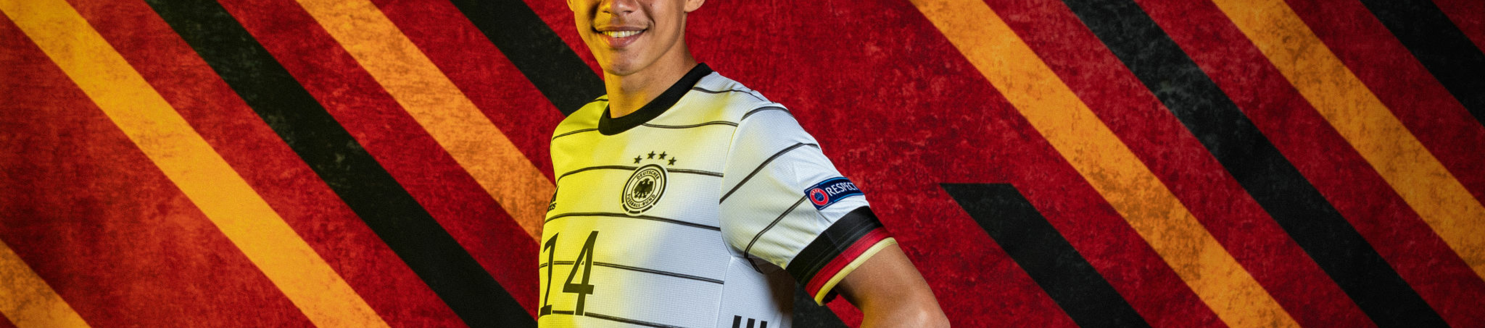 4880x1080 Resolution Jamal Musiala Photoshoot 2022 Football 4880x1080 ...