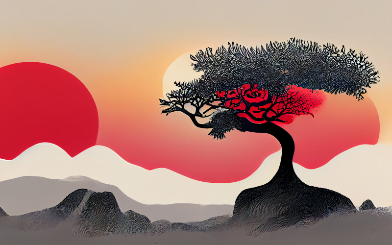 800x500 Resolution Japanese Styled Forest Cool HD 800x500 Resolution ...