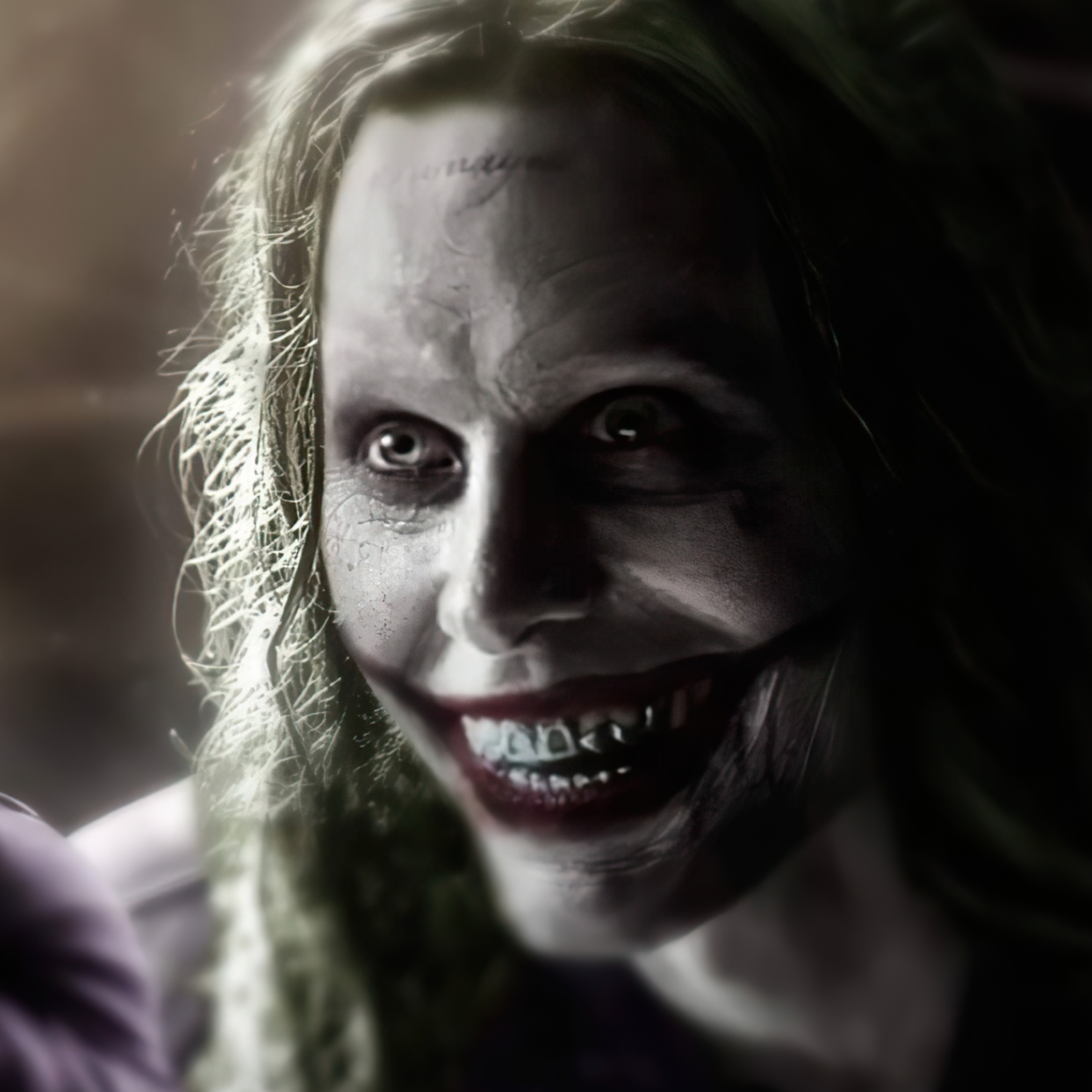 3840x3840 Resolution Jared Leto Joker Justice League Crazy Art ...