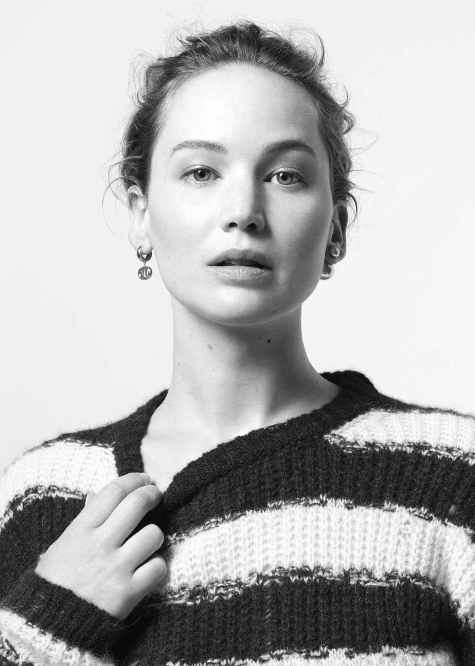 1536x2152 Resolution Jennifer Lawrence 2023 Black and White 1536x2152 ...