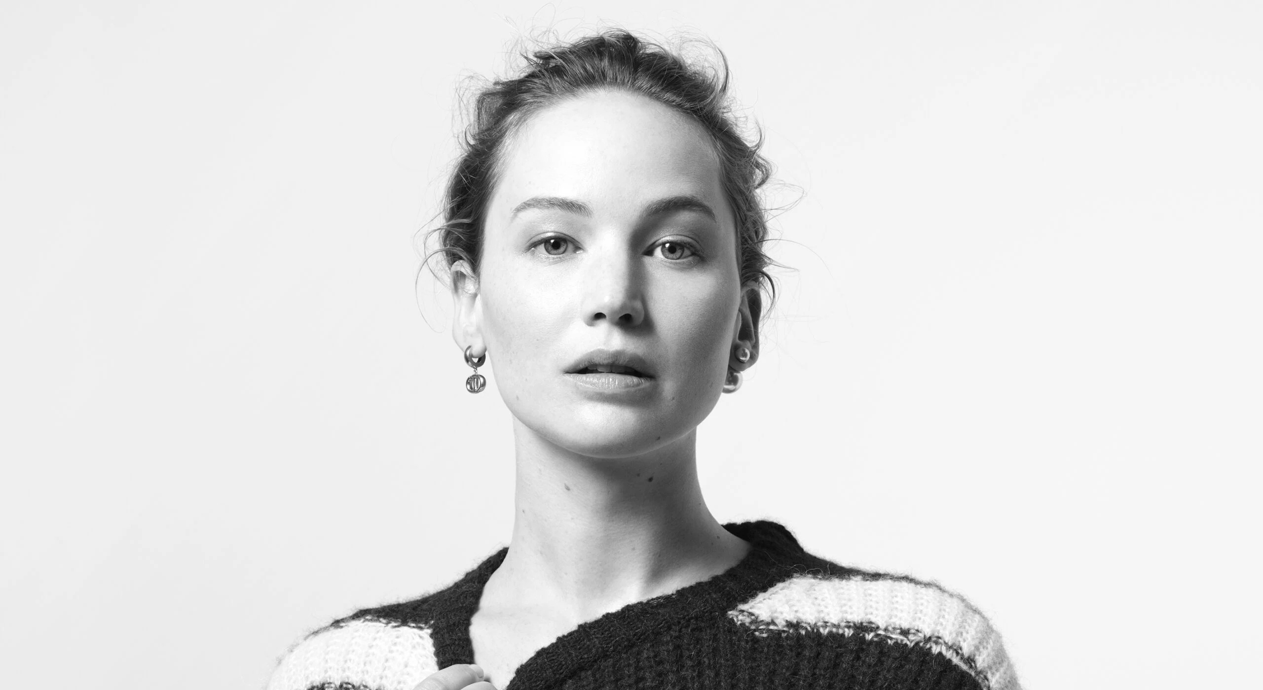 2560x1400 Resolution Jennifer Lawrence 2023 Black and White 2560x1400 ...