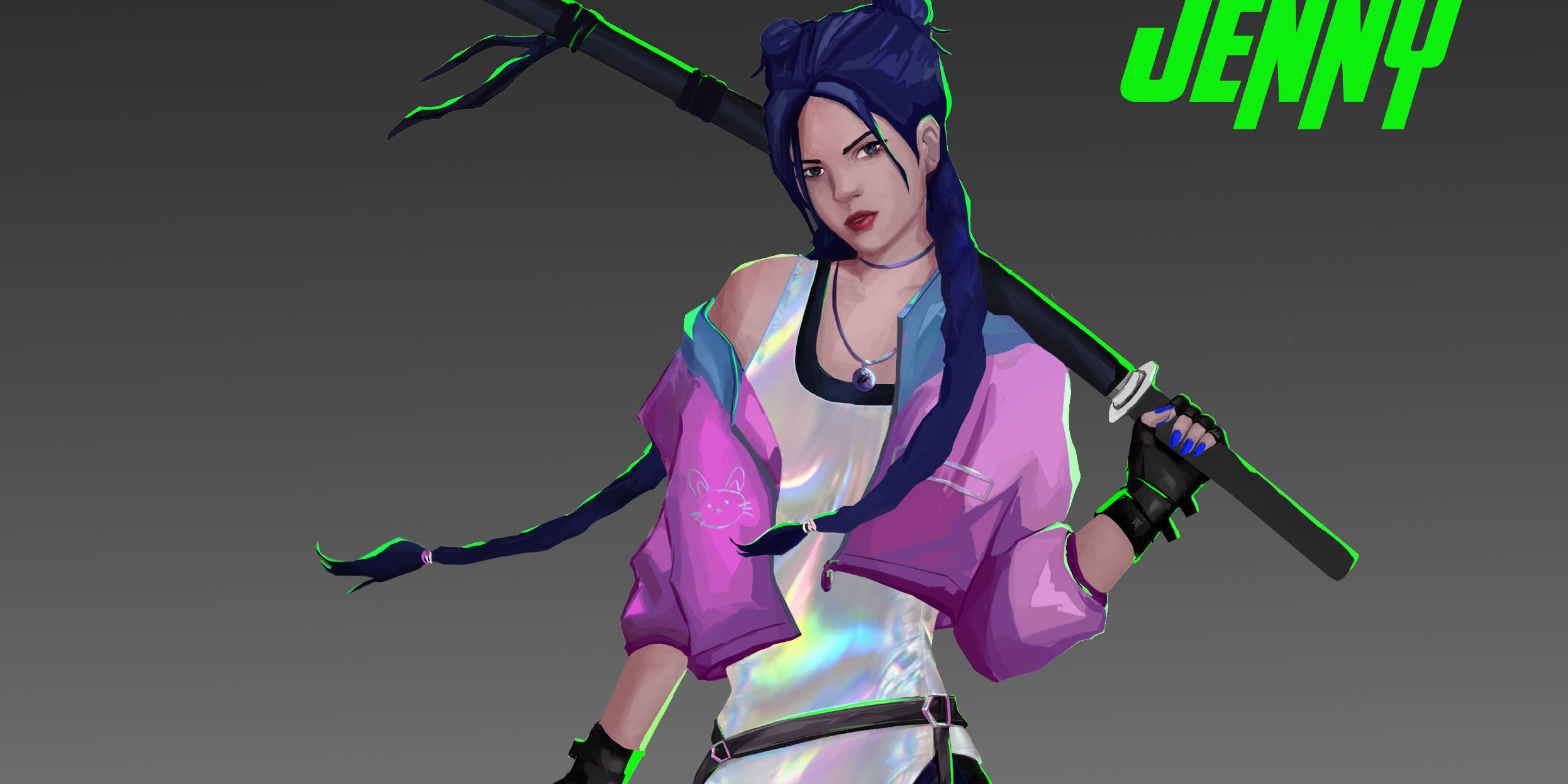 3840x1920 Jenny Valorant Illustration Art 3840x1920 Resolution ...