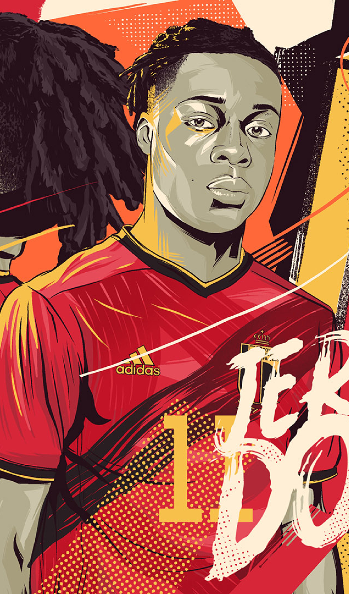1200x2040 Resolution Jeremy Doku Digital Art 1200x2040 Resolution ...