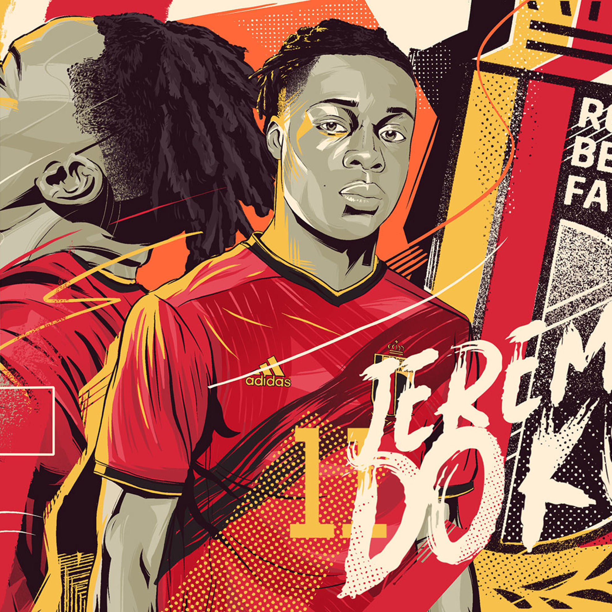 1980x1980 Resolution Jeremy Doku Digital Art 1980x1980 Resolution ...