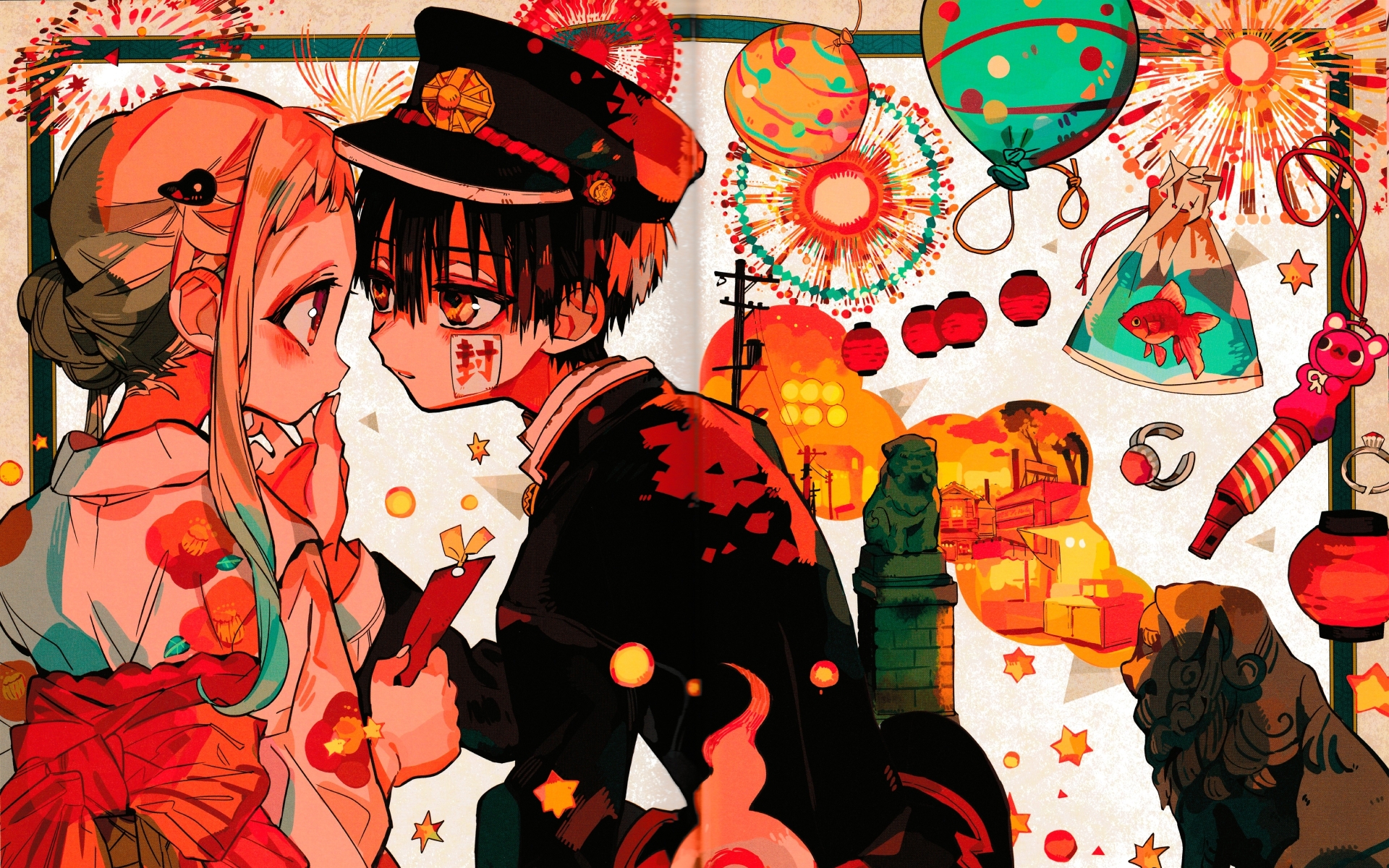1920x1200 Resolution Jibaku Shounen Hanako-kun 4k Cool Art 1200P ...