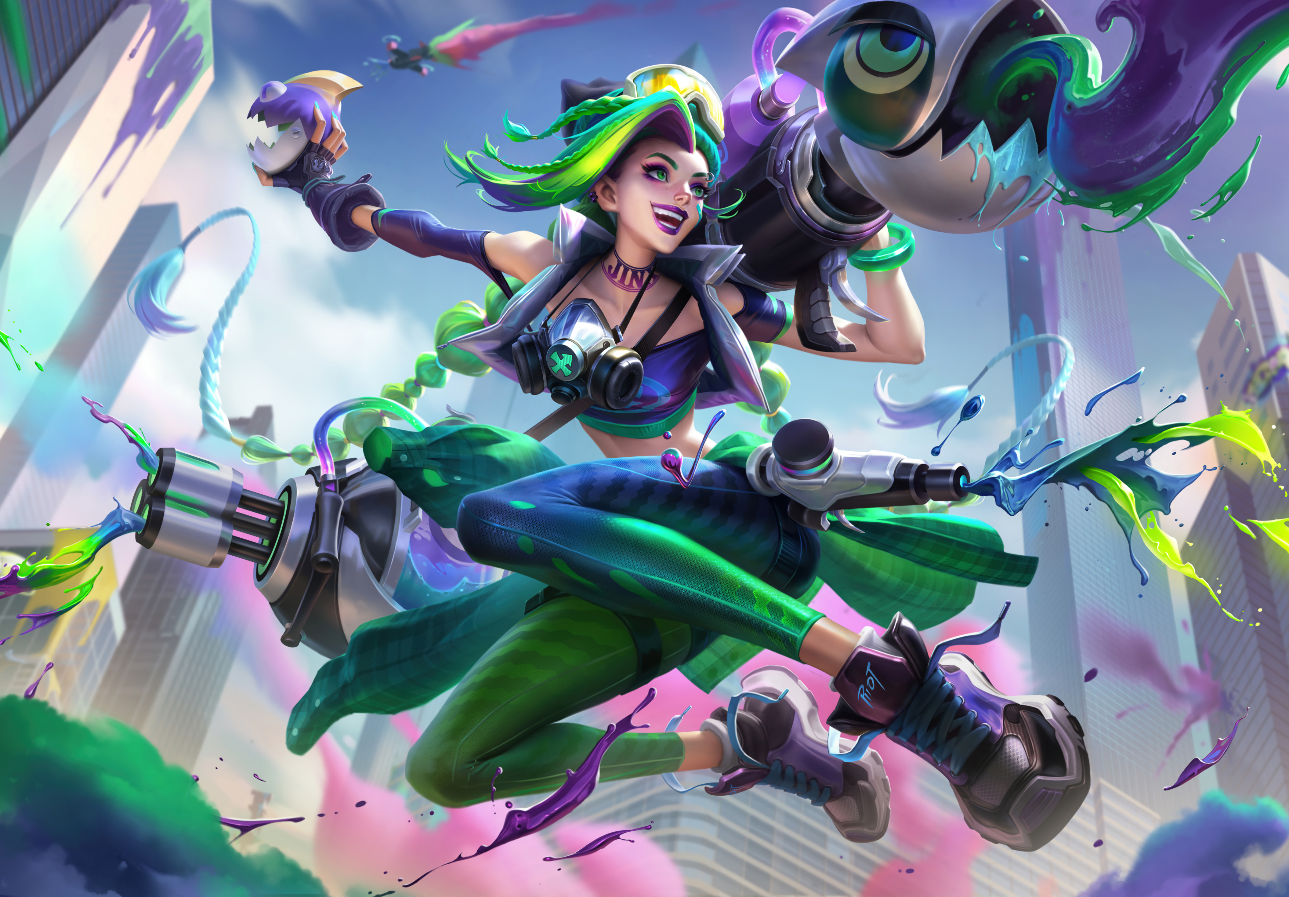4223x2938 Resolution Jinx 8K Chromacrash League of Legends: Wild Rift ...