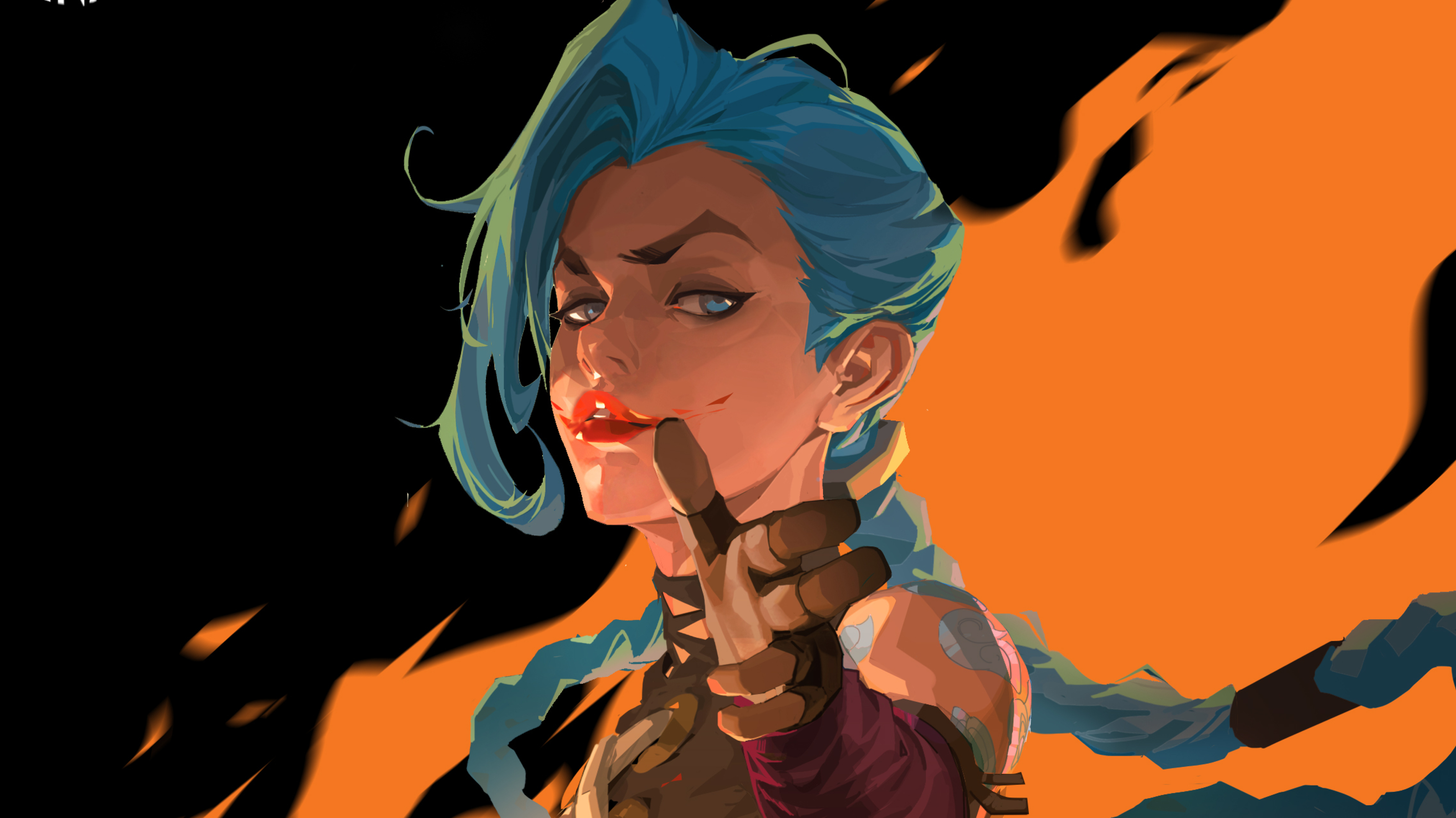 5120x2879 Resolution Jinx Digital Art League Of Legends 5120x2879 ...