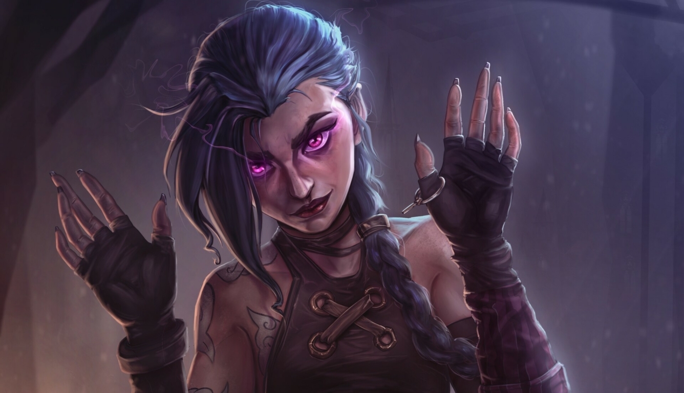 1336x768 Resolution Jinx League Of Legends 2022 HD Laptop Wallpaper ...