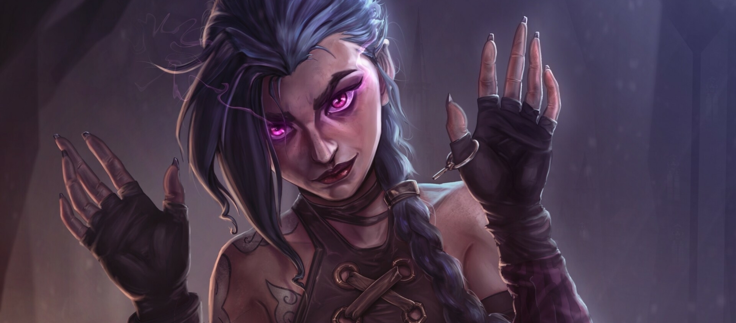 2460x1080 Jinx League Of Legends 2022 2460x1080 Resolution Wallpaper ...
