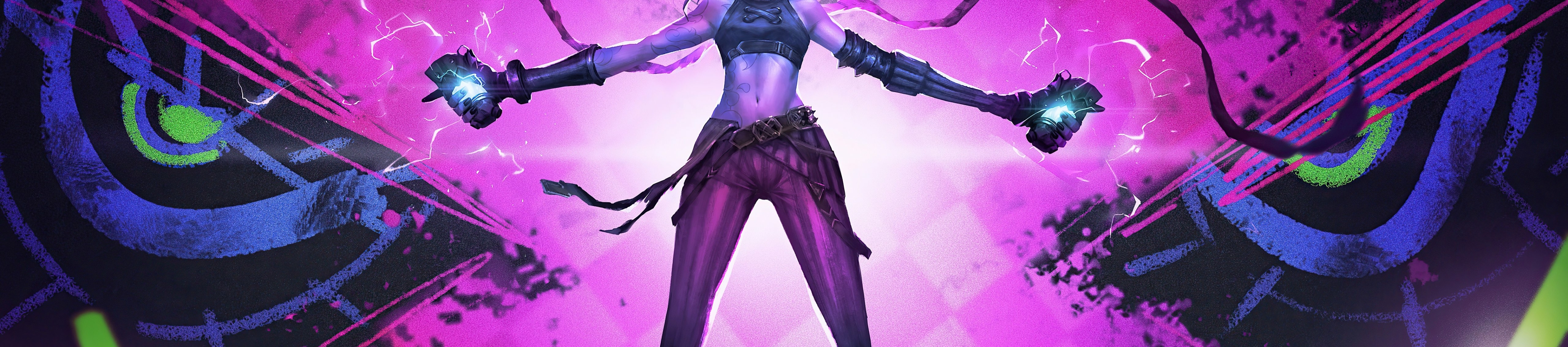 4880x1080 Resolution Jinx League Of Legends 5k HD Arcane 4880x1080 ...