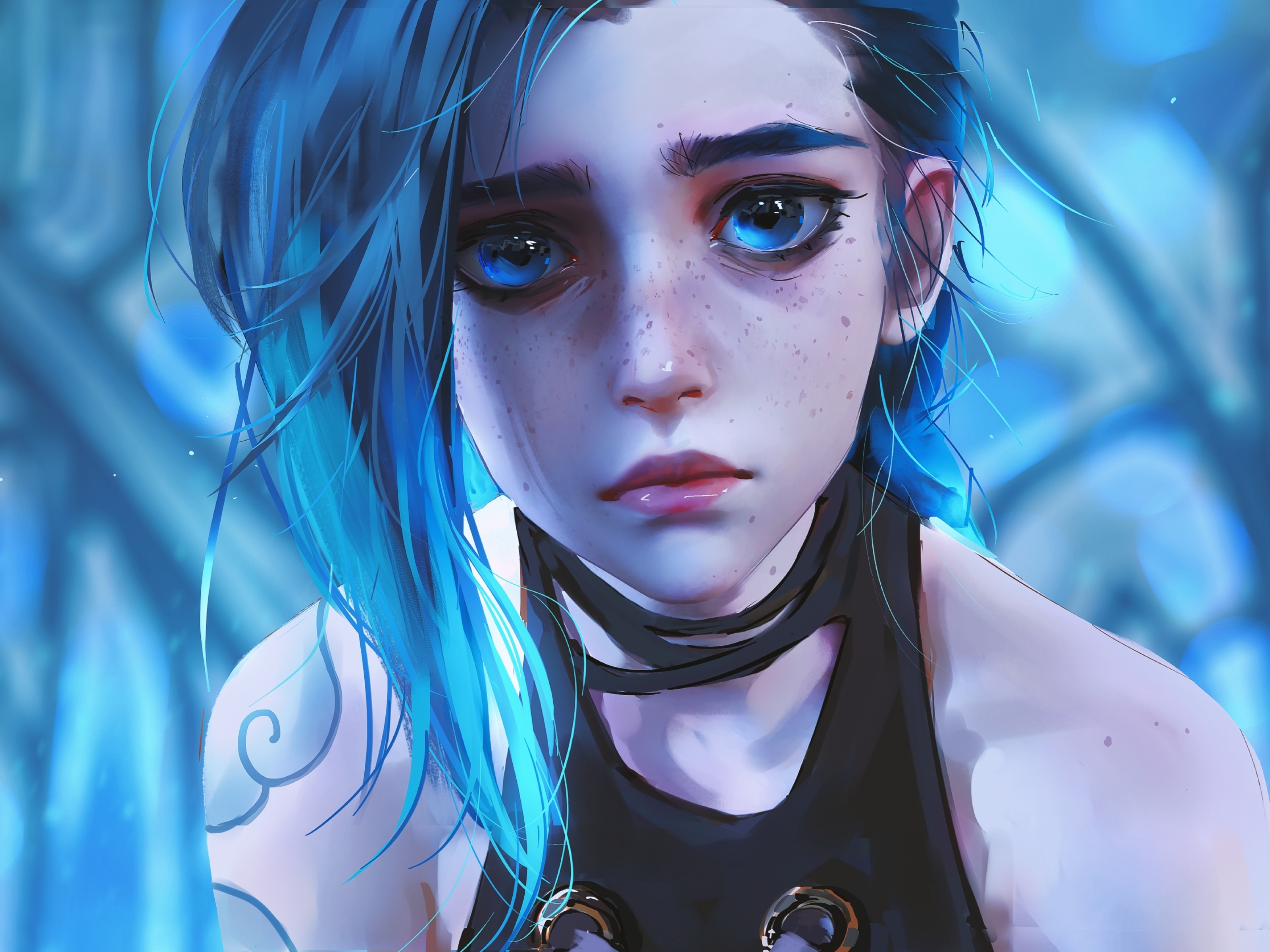 3200x2400 Resolution Jinx Sad Eyes League Of Legends HD 3200x2400 ...