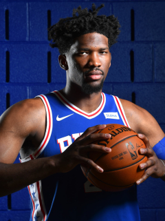 240x320 Joel Embiid HD NBA Star Android Mobile, Nokia 230, Nokia 215 ...
