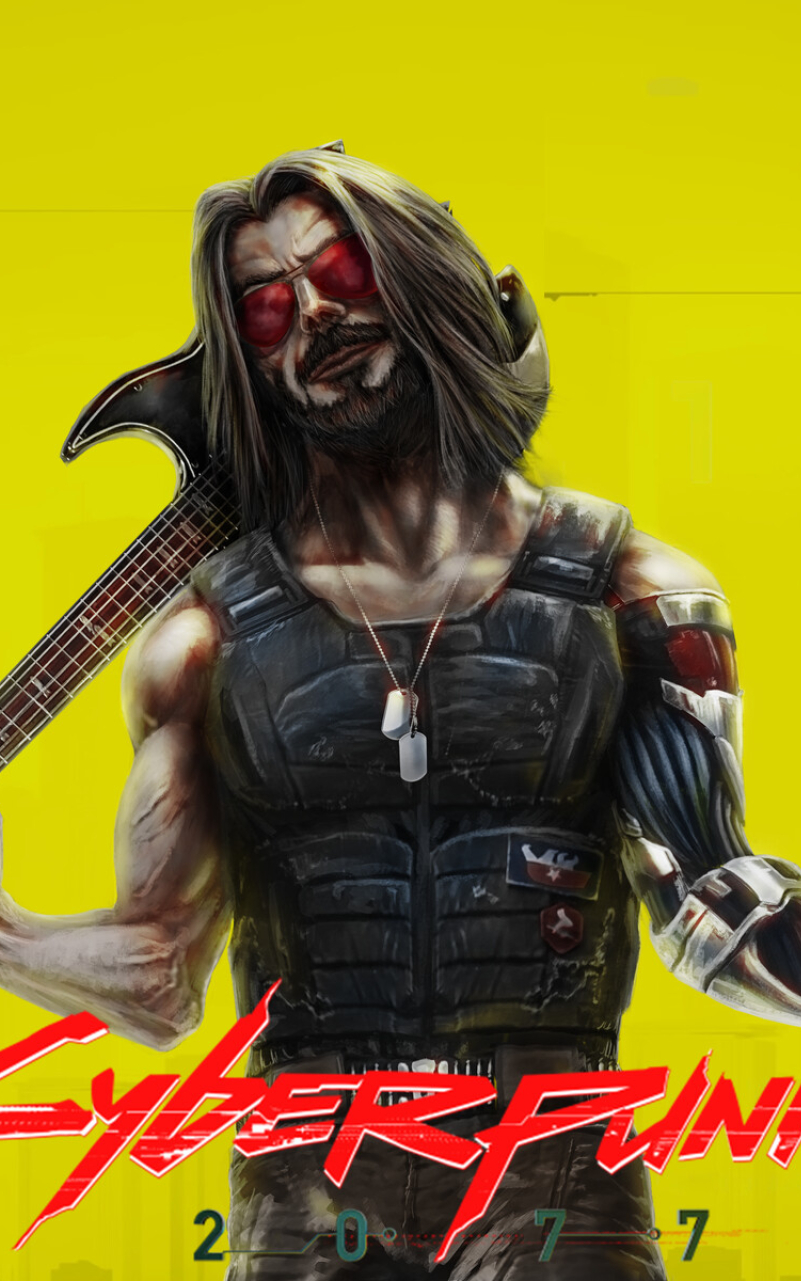 801x1281 Johnny Silverhand aka Keanu Reeves In Cyberpunk 2077 801x1281 ...