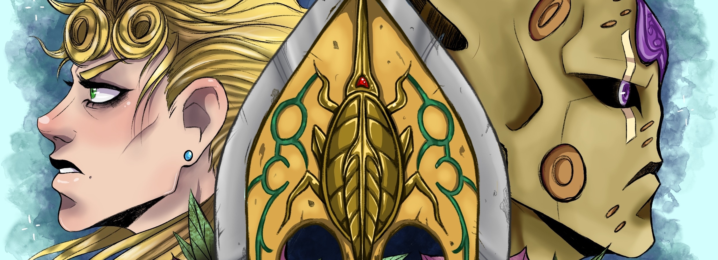 2480x900 Resolution JoJo's Bizarre Adventure Golden Wind 2480x900 ...