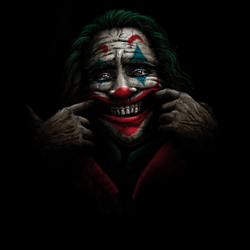 512x512 Resolution Joker Happy Face 512x512 Resolution Wallpaper ...