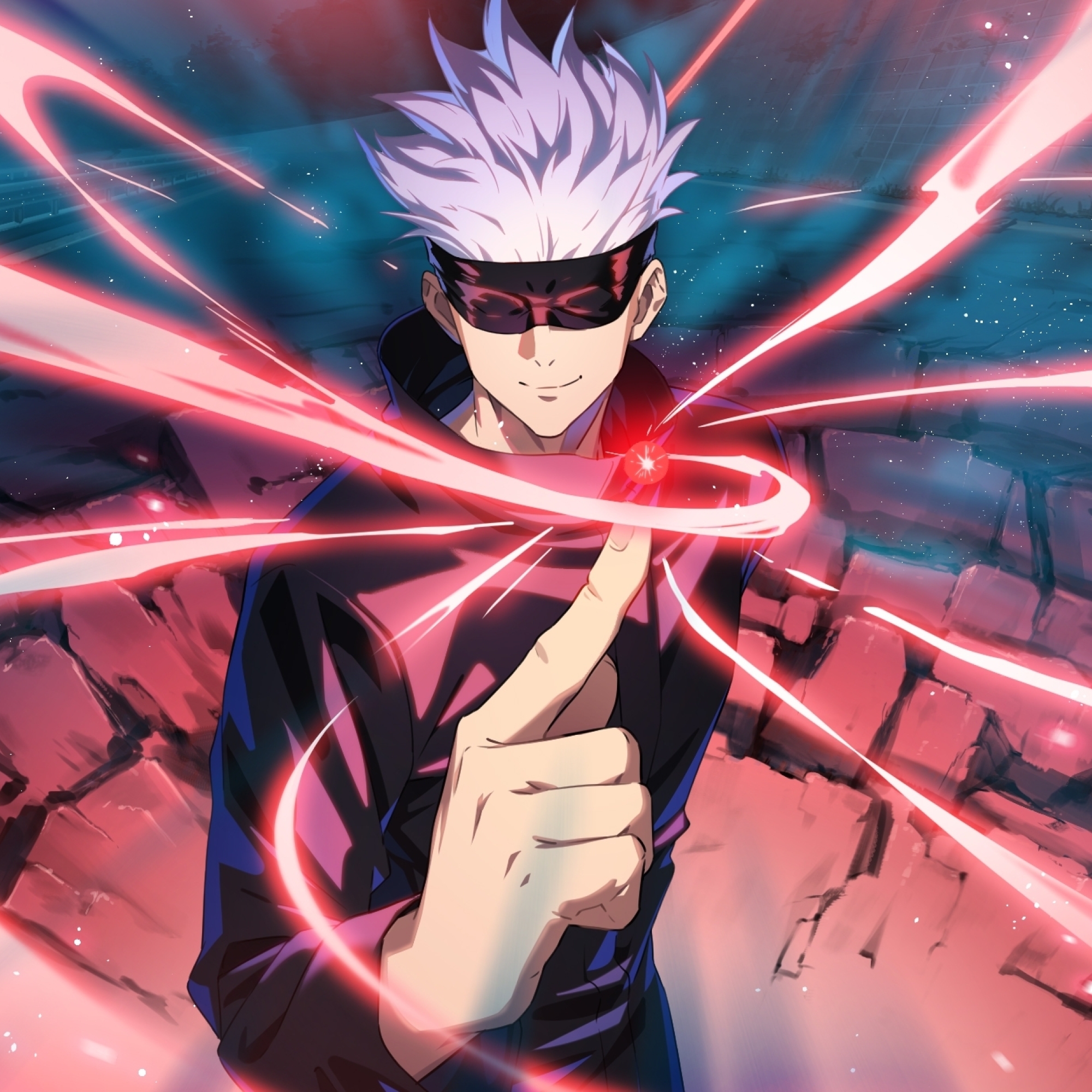 2000x2000 Resolution Jujutsu Kaisen HD Satoru Gojo Art 2022 2000x2000 ...