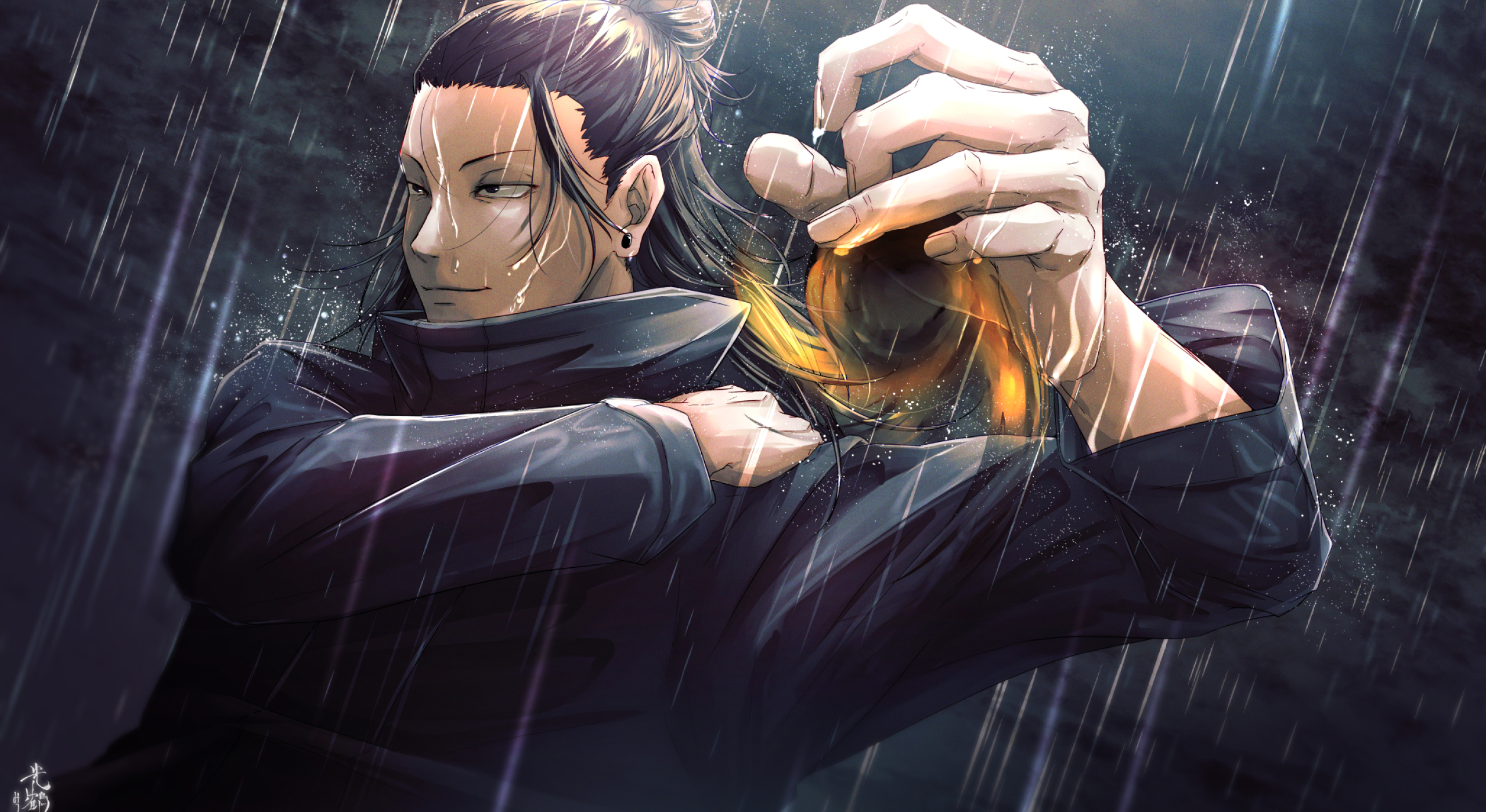 2560x1400 Resolution Jujutsu Kaisen HD Suguru Geto Art 2022 2560x1400 ...