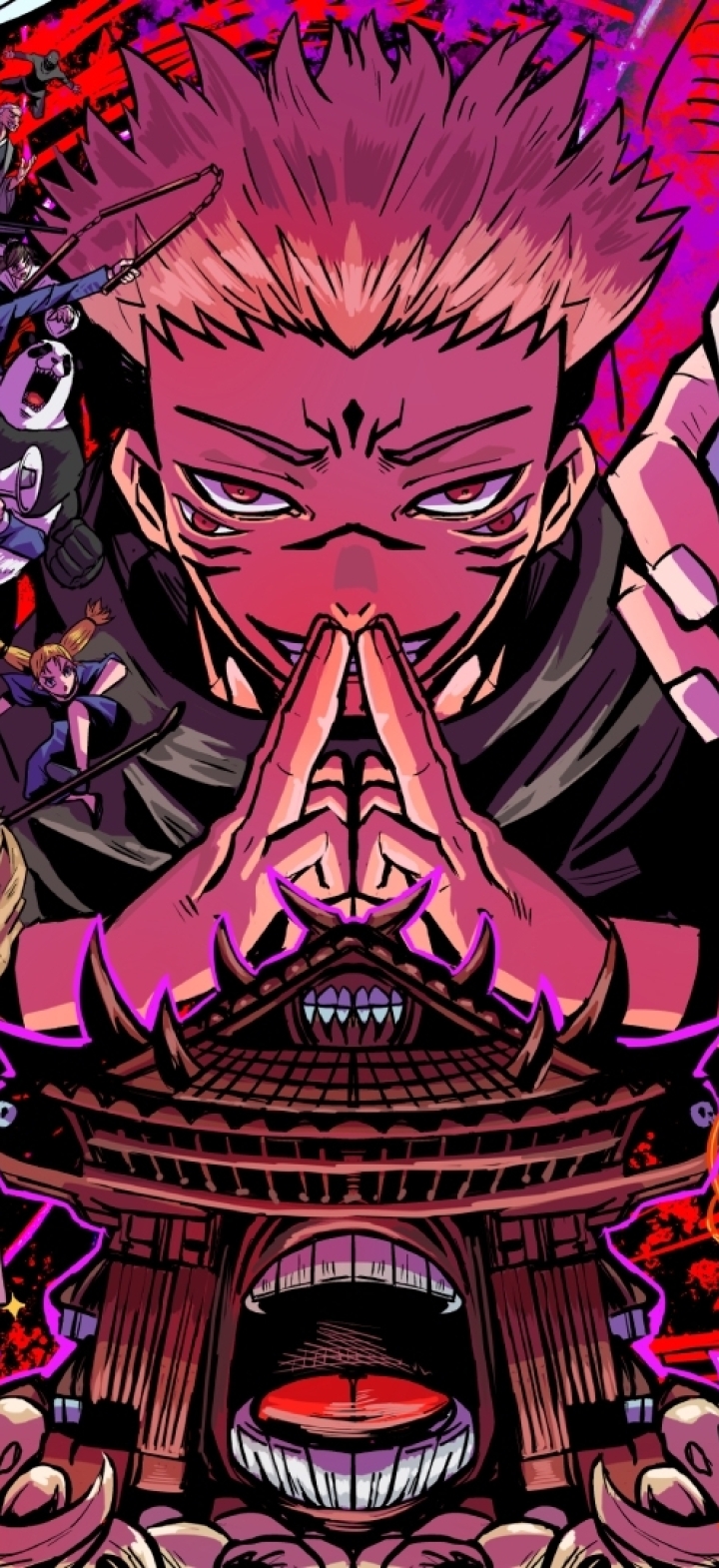720x1570 Resolution Jujutsu Kaisen Shibuya Incident Arc Art 720x1570 ...