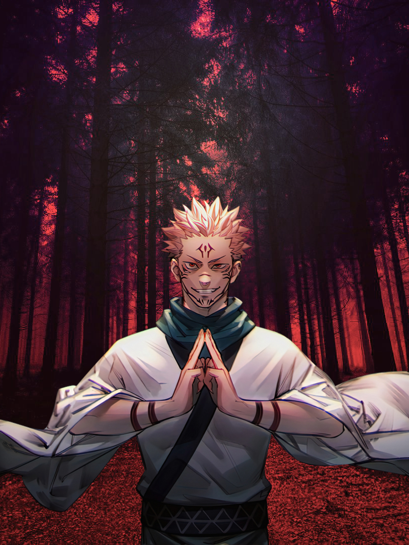 1620x2160 Jujutsu Kaisen Sukuna HD Cool Art 1620x2160 Resolution ...