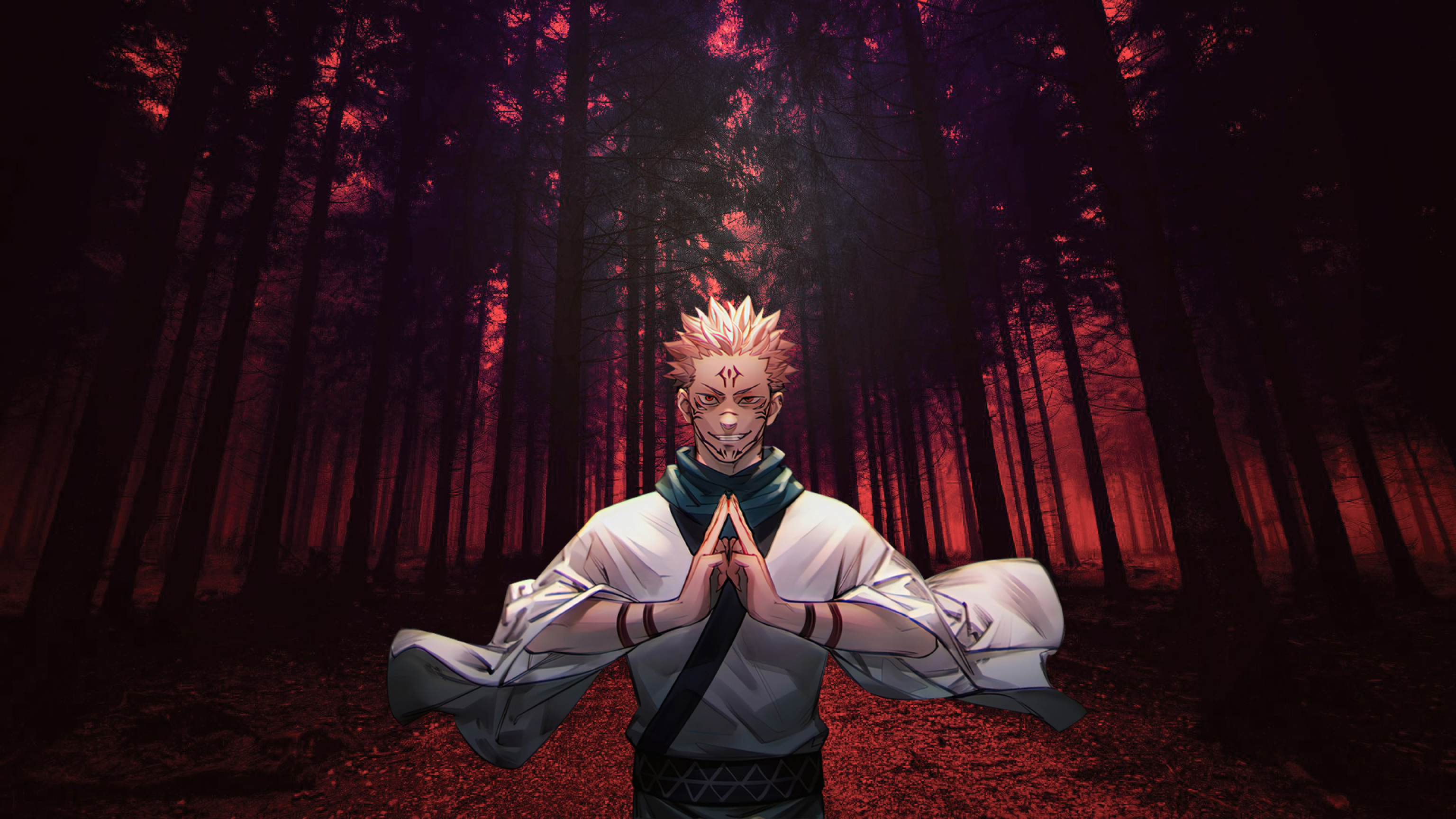 3072x1728 Resolution Jujutsu Kaisen Sukuna HD Cool Art 3072x1728 ...