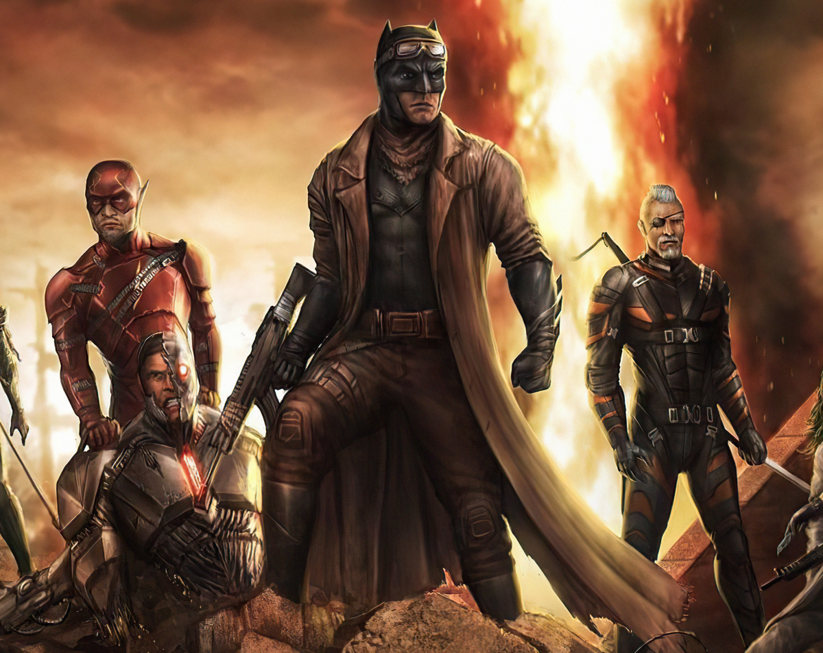 1200x952 Resolution Justice League Knightmare Zack Snyder Art 1200x952 ...