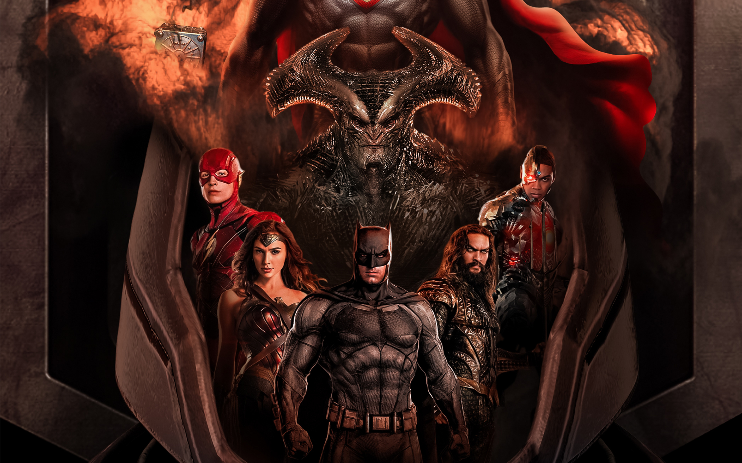 2960x1848 Resolution Justice League Synder Cut Fan Key Art 2960x1848 ...