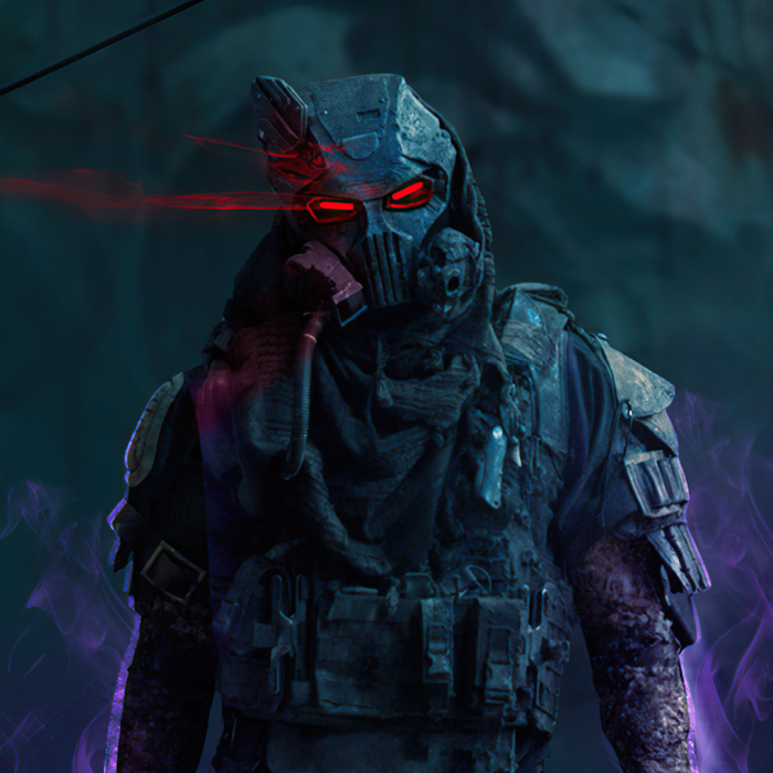 700x700 Kabal Digital Mortal Kombat Art 700x700 Resolution Wallpaper ...