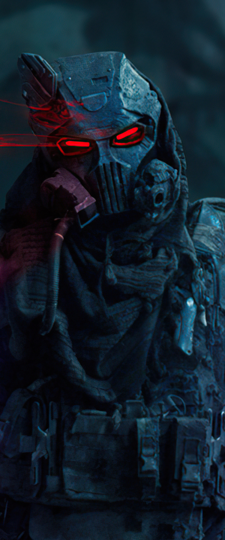 750x1800 Kabal Digital Mortal Kombat Art 750x1800 Resolution Wallpaper ...