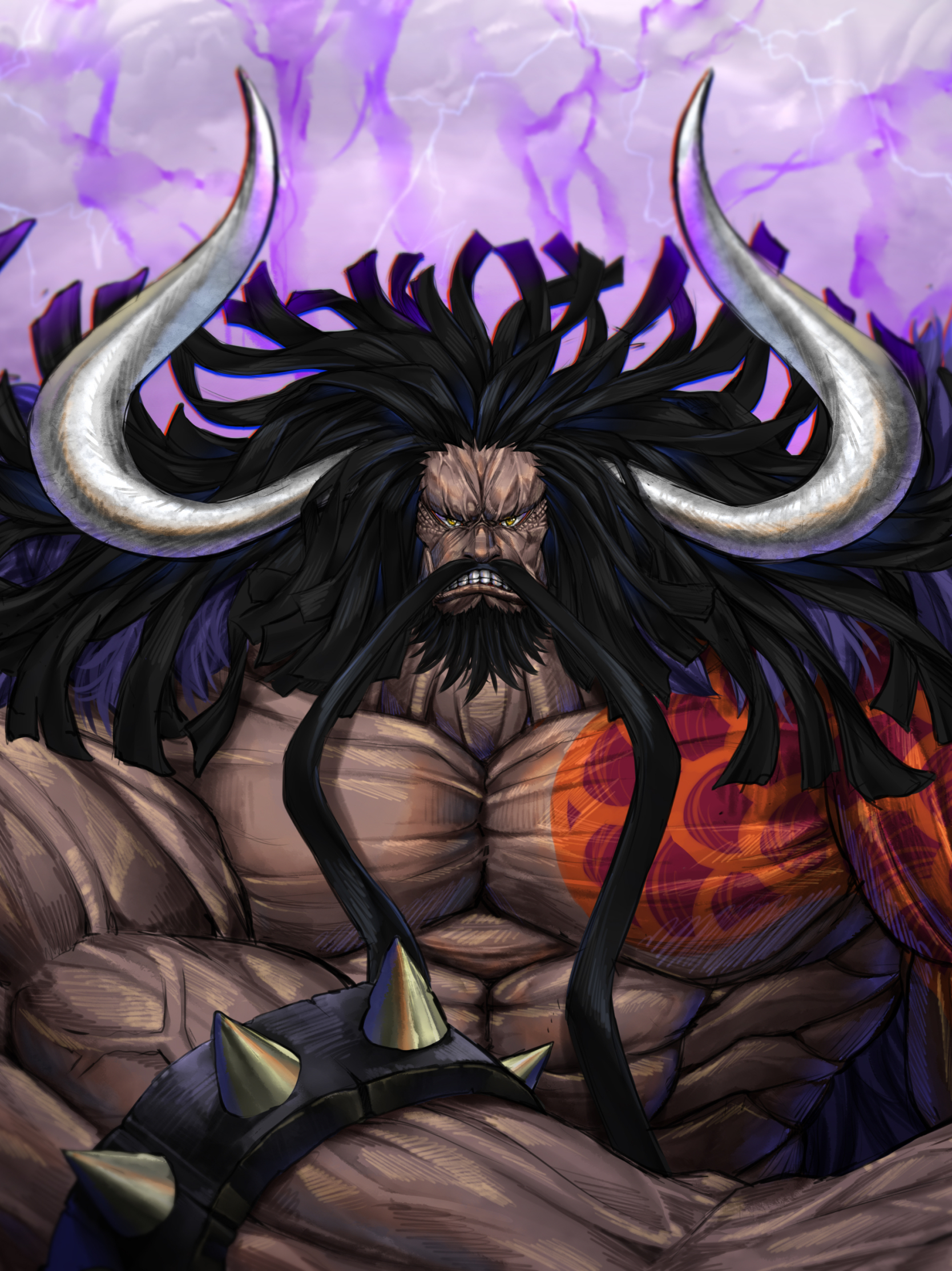 1668x2226 Kaido 4K One Piece Cool Art 1668x2226 Resolution Wallpaper ...
