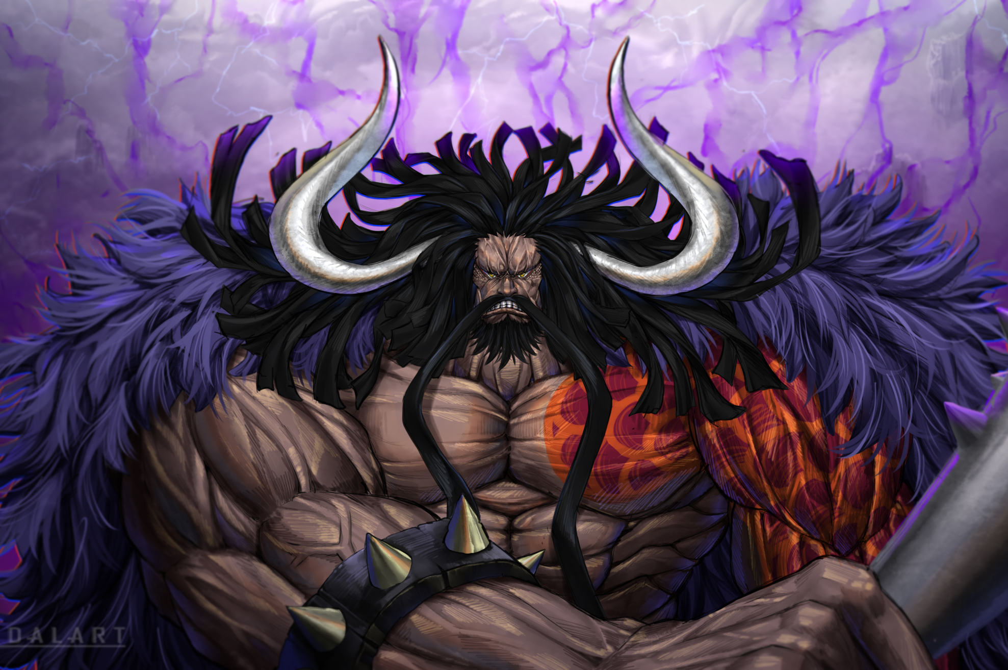 1977x1313 Kaido 4K One Piece Cool Art 1977x1313 Resolution Wallpaper ...
