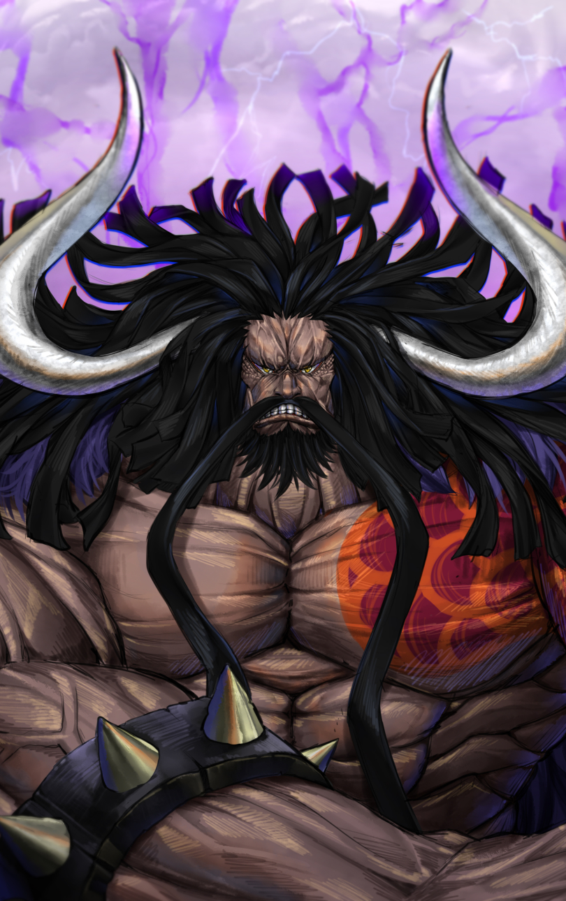 810x1290 Kaido 4K One Piece Cool Art 810x1290 Resolution Wallpaper, HD ...
