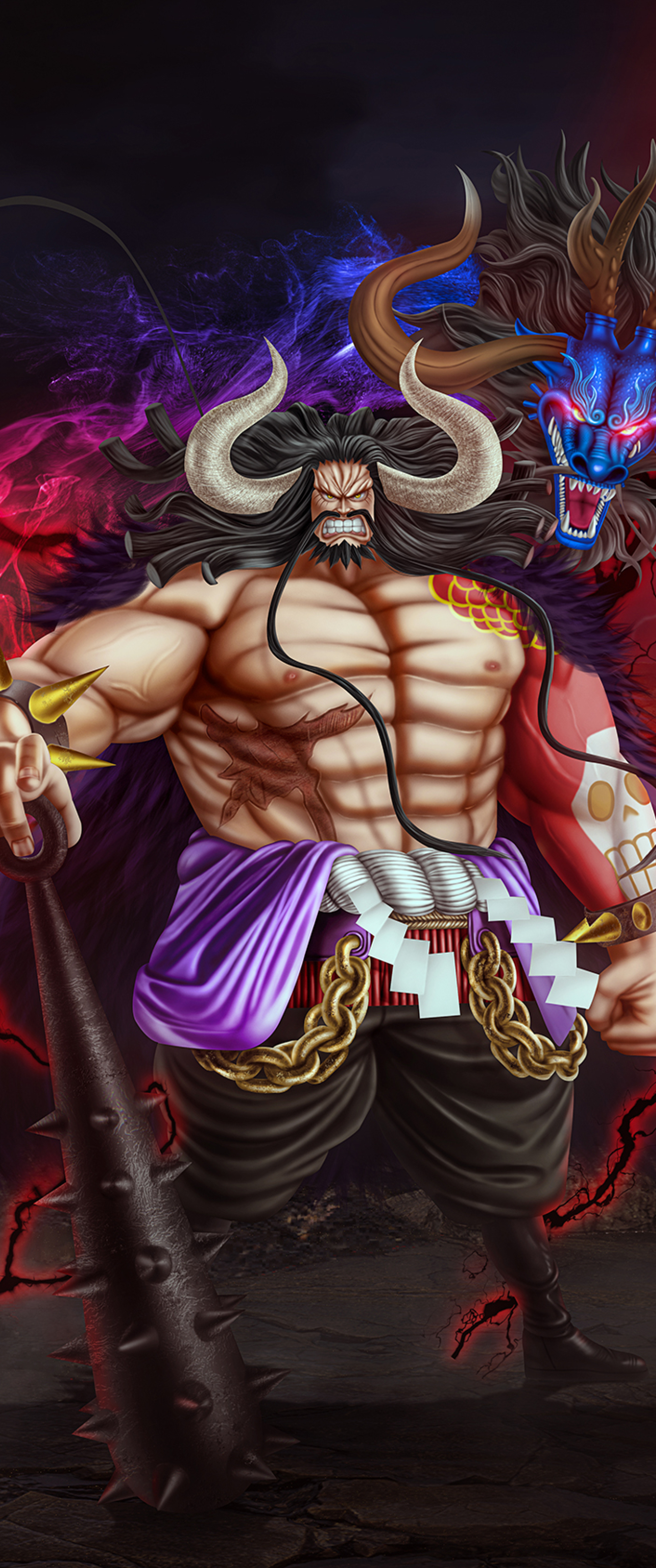 1440x3440 Kaido HD One Piece 2022 FanArt 1440x3440 Resolution Wallpaper ...