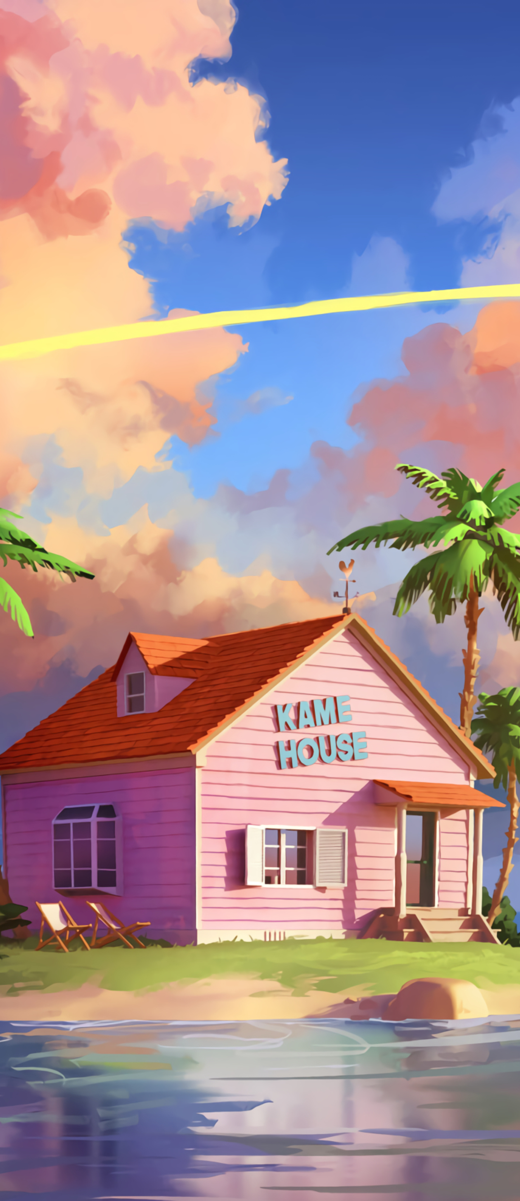 1664x3840 Resolution Kame House Dragon Ball Z 1664x3840 Resolution ...