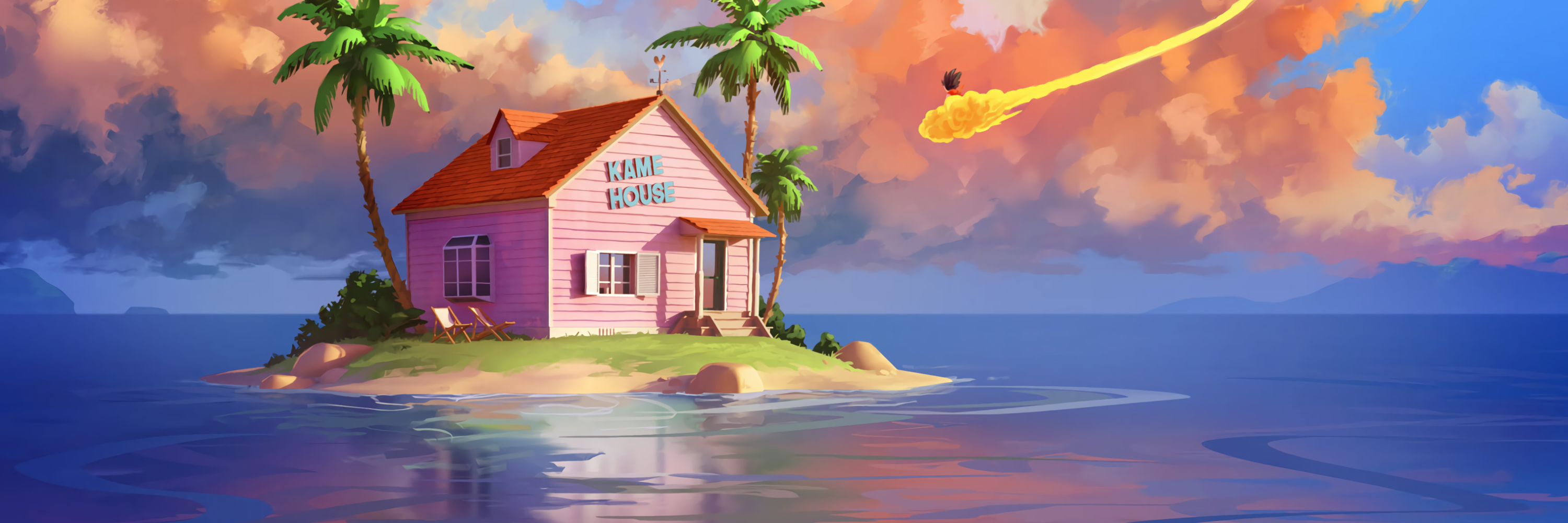 3000x1000 Resolution Kame House Dragon Ball Z 3000x1000 Resolution ...