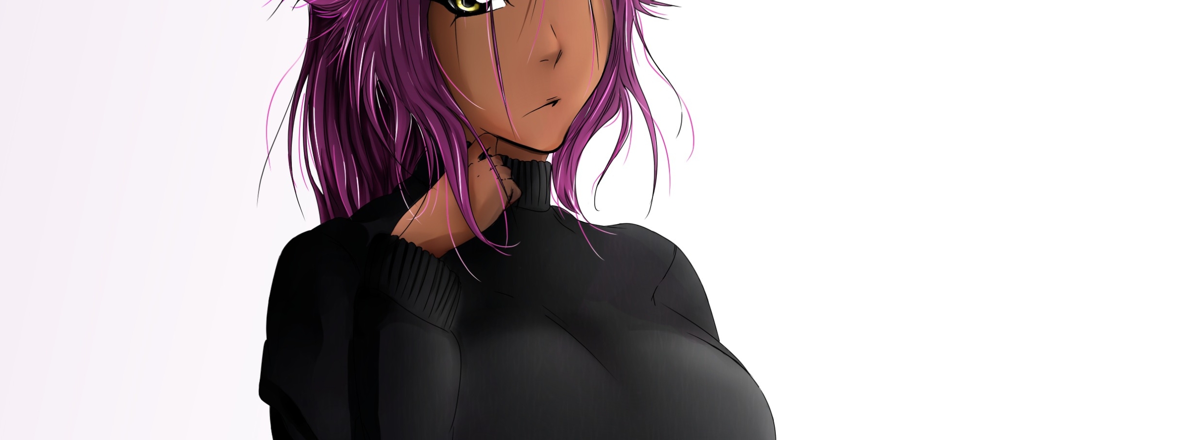 2460x900 kamest, bleach, shihouin yoruichi 2460x900 Resolution ...