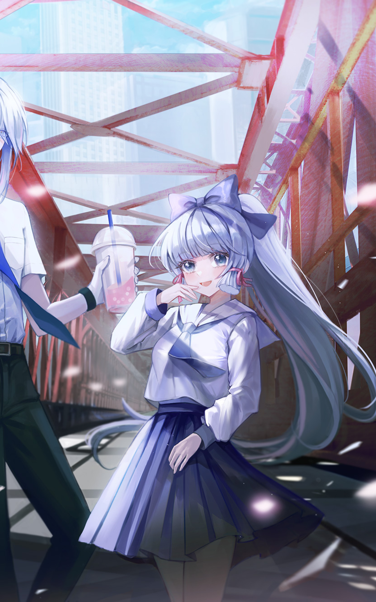 1600x2560 Resolution Kamisato Ayaka & Kamisato Ayato HD Genshin Impact ...