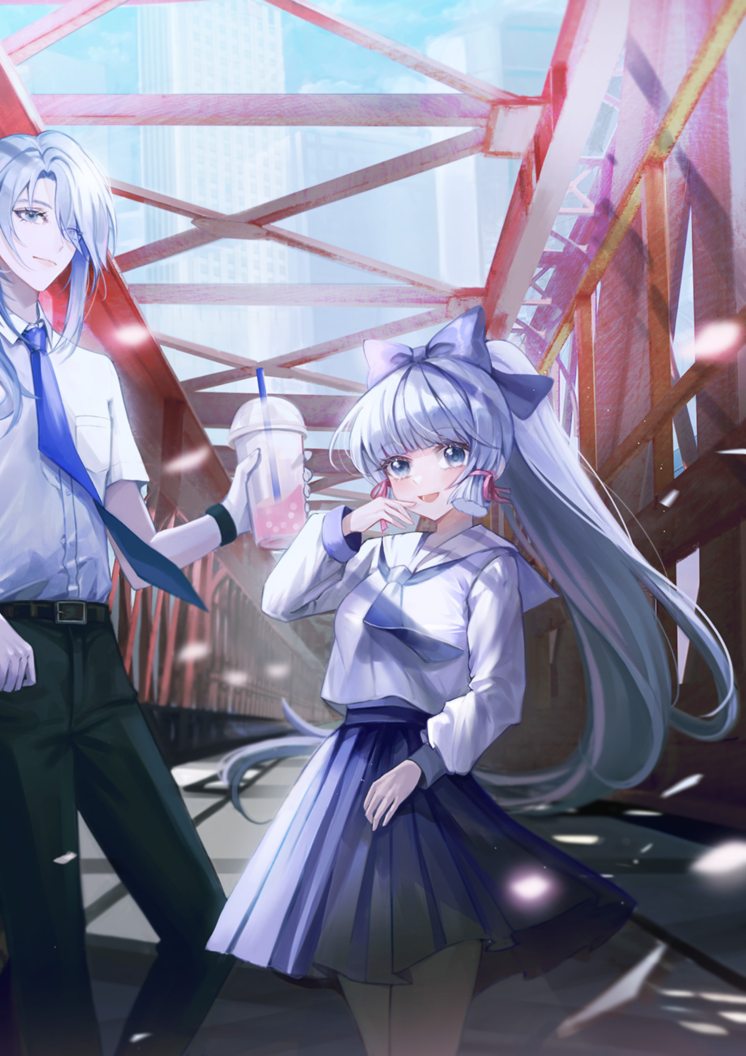 2480x3508 Resolution Kamisato Ayaka & Kamisato Ayato HD Genshin Impact ...