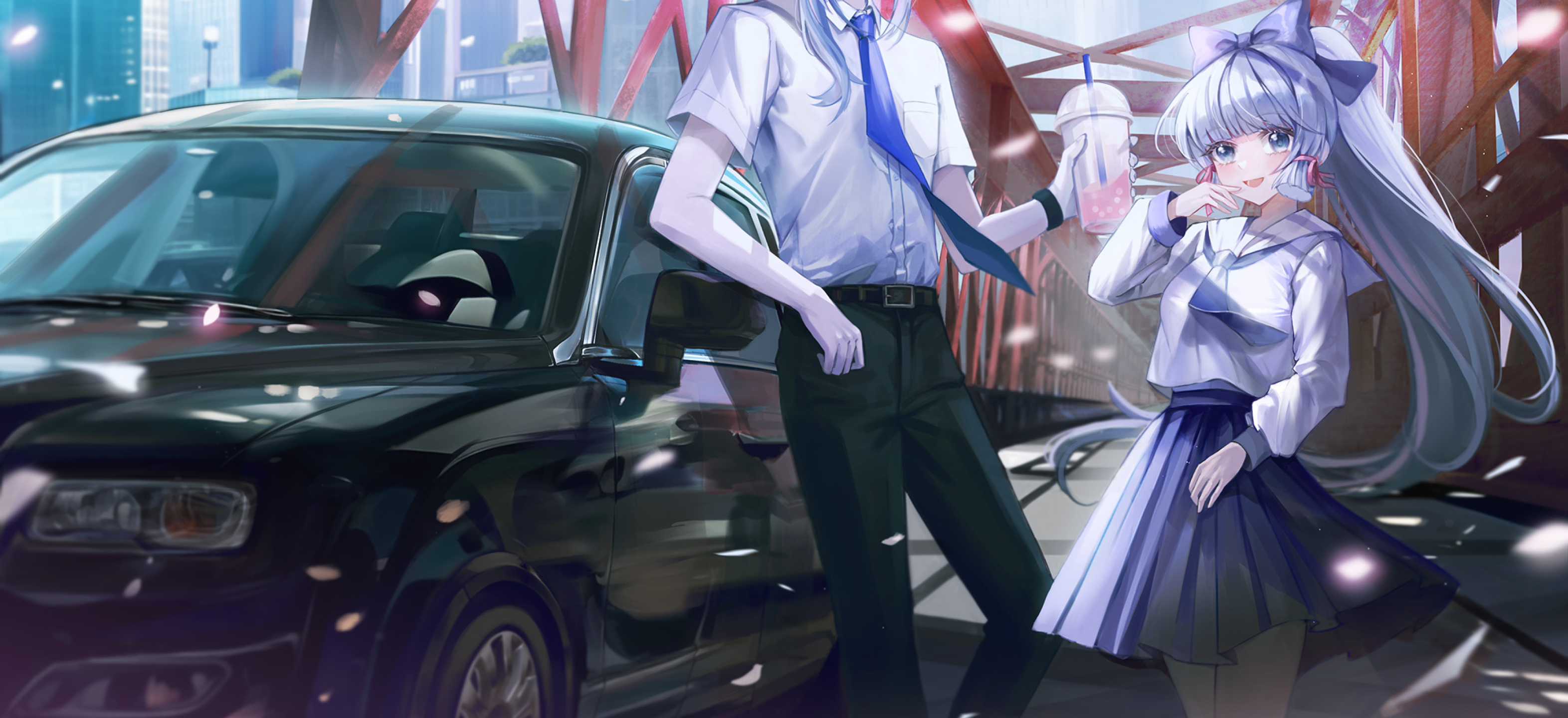 3144x1440 Resolution Kamisato Ayaka & Kamisato Ayato HD Genshin Impact ...