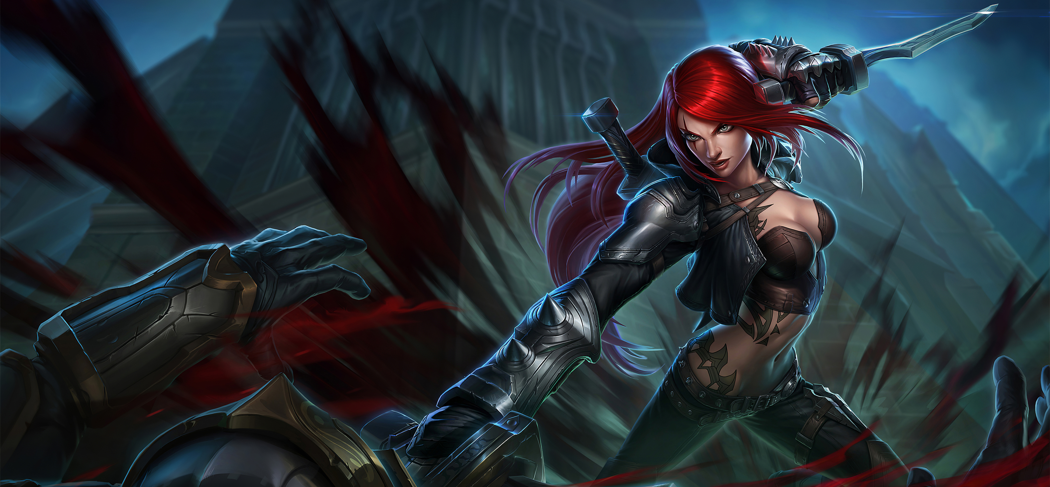 3449x1600 Resolution Katarina League Of Legends 2020 3449x1600 ...