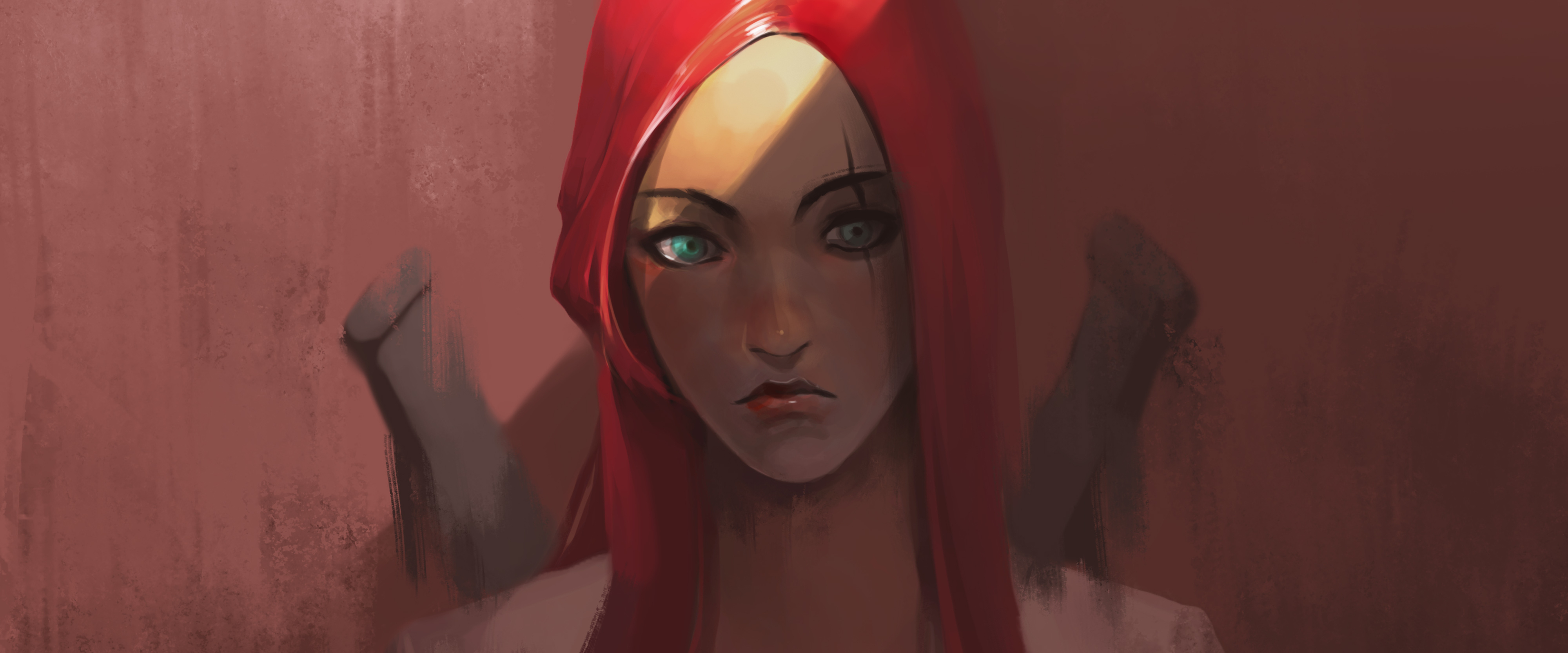 3840x1600 Katarina League Of Legends Artwork 3840x1600 Resolution ...