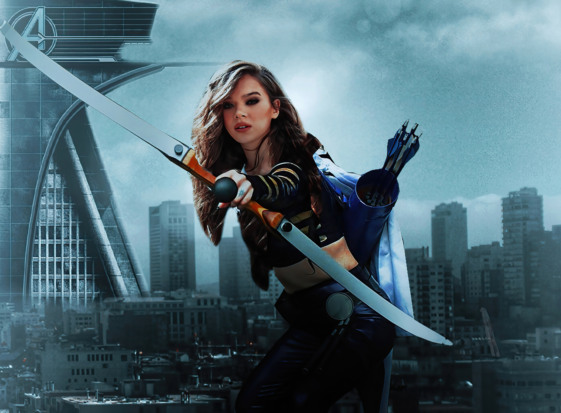 1900x1400 Kate Bishop Hawkeye Poster 4k FanArt 1900x1400 Resolution ...