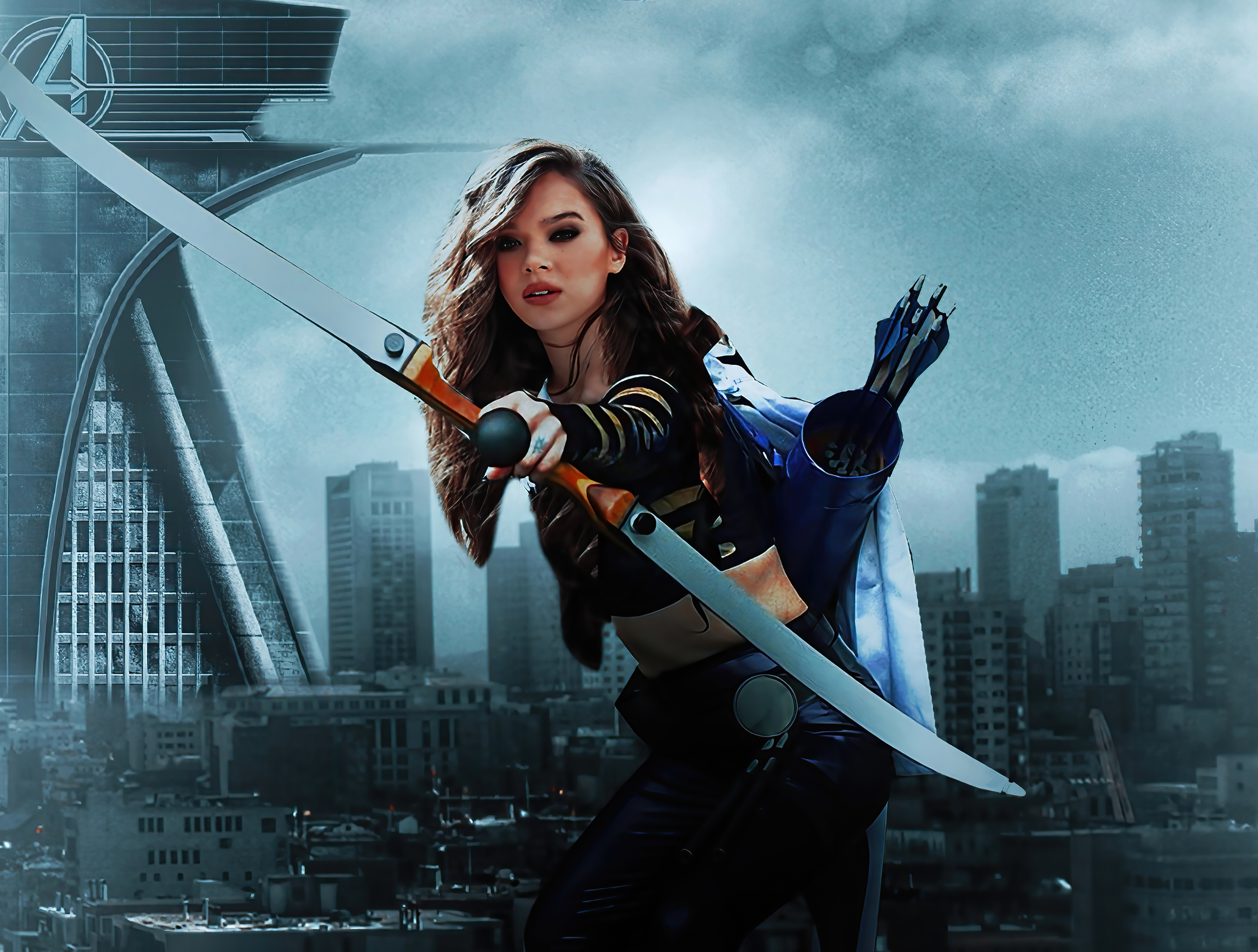 3840x2906 Resolution Kate Bishop Hawkeye Poster 4k FanArt 3840x2906 ...