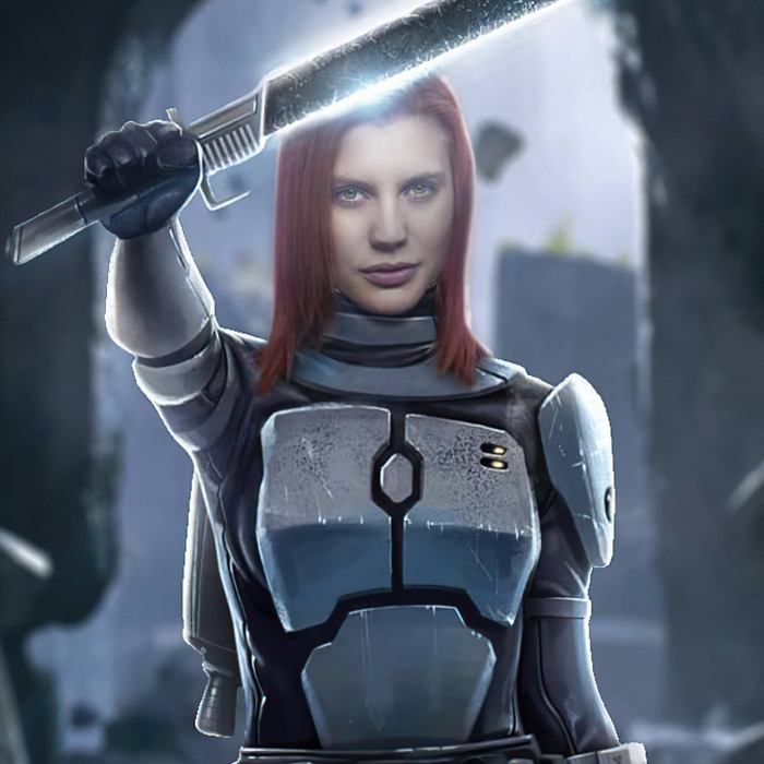 700x700 Katee Sackhoff As Bo Katan Kryze Mandalorian Art 700x700 ...