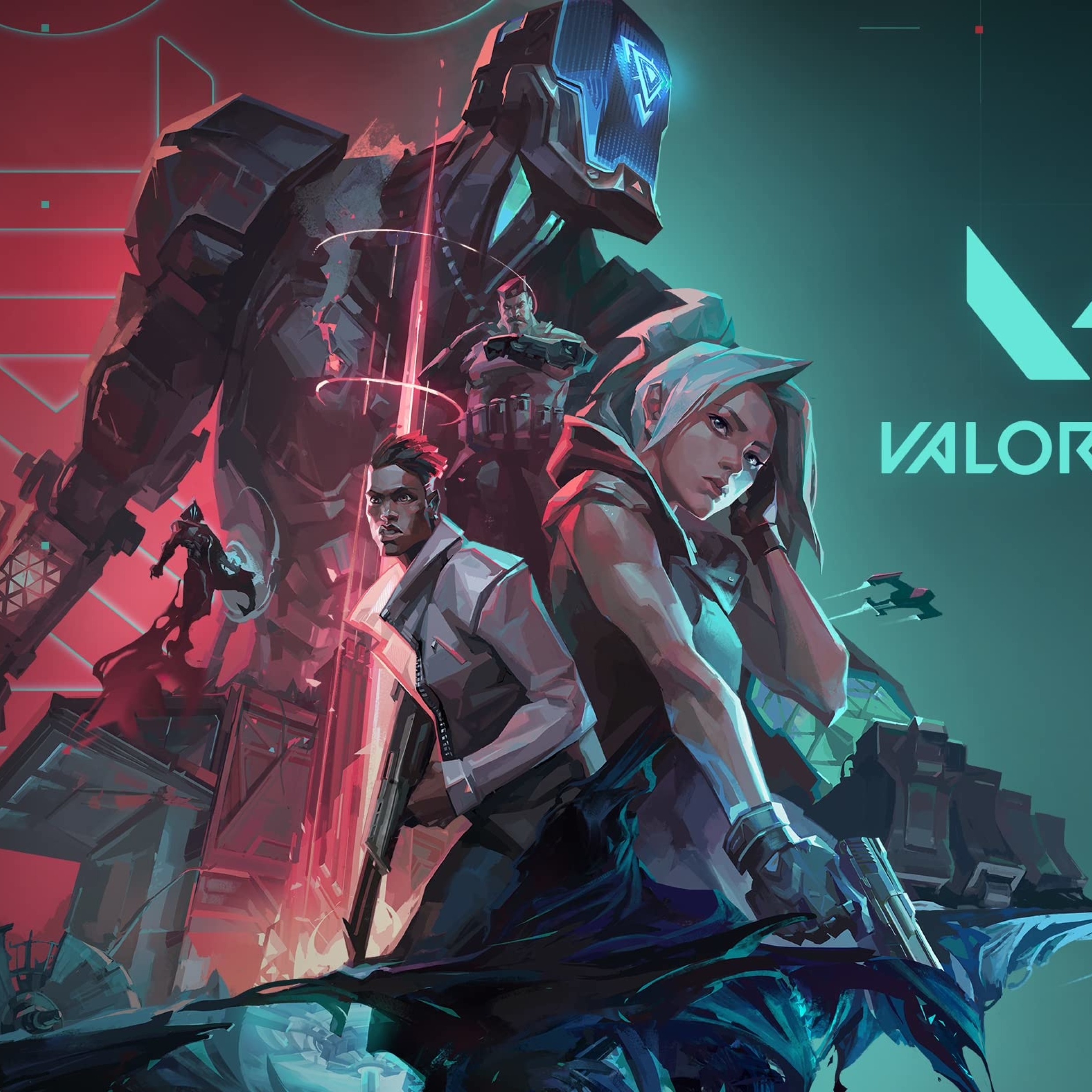2480x2480 Resolution KAY/O x Jett Valorant Game HD Poster 2480x2480 ...